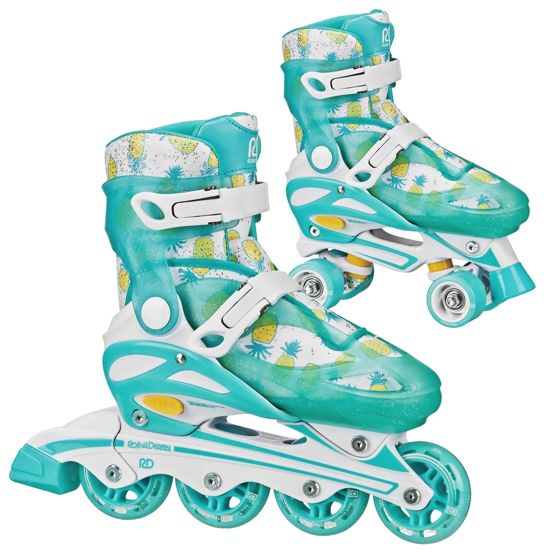 Snapklik.com : Roller Derby Falcon 2-in-1 Combo Quad And Inline Skates ...