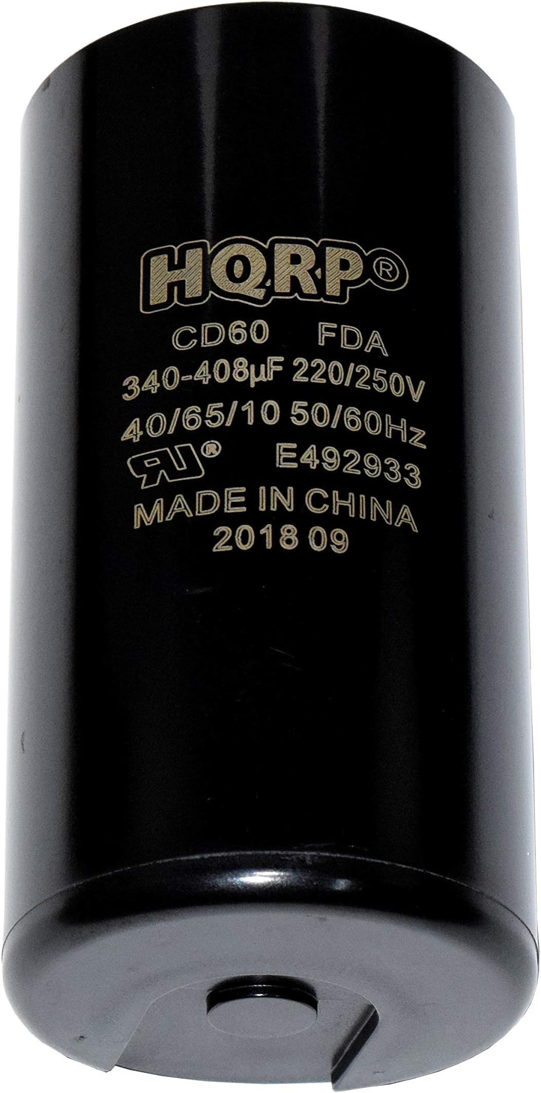 HQRP 340-408uF 220-250V Start Capacitor Works with AC Electric Motor ...