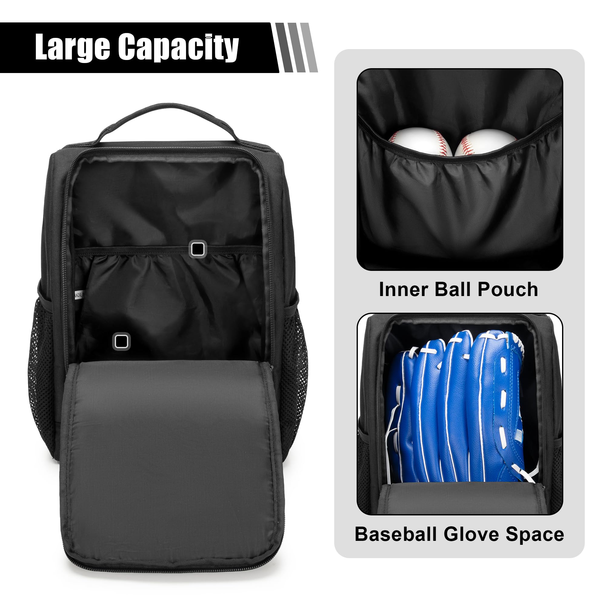 Snapklik.com : GOBUROS Single Baseball Glove Case, Baseball Glove ...