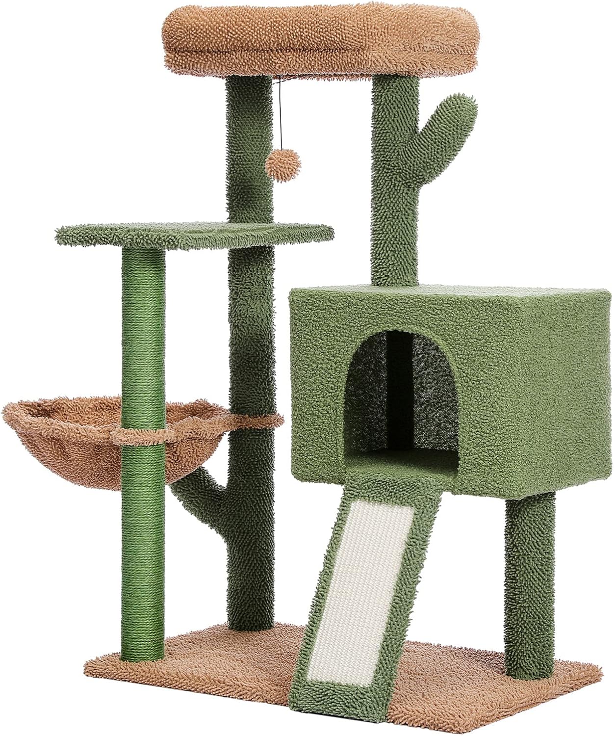 Amazon.com : cat Tree Stable cat Towers Cozy Perches Wood cat Tree cat ...