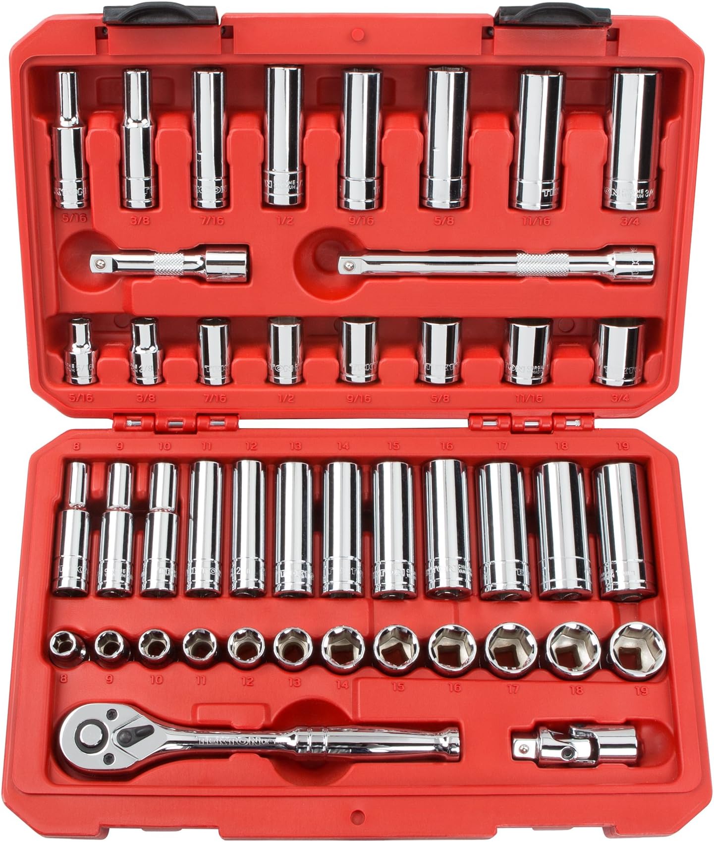 TEKTON 3/8-Inch Drive Socket Set, Inch/Metric, 6-Point, 5/16-Inch - 3/4 ...