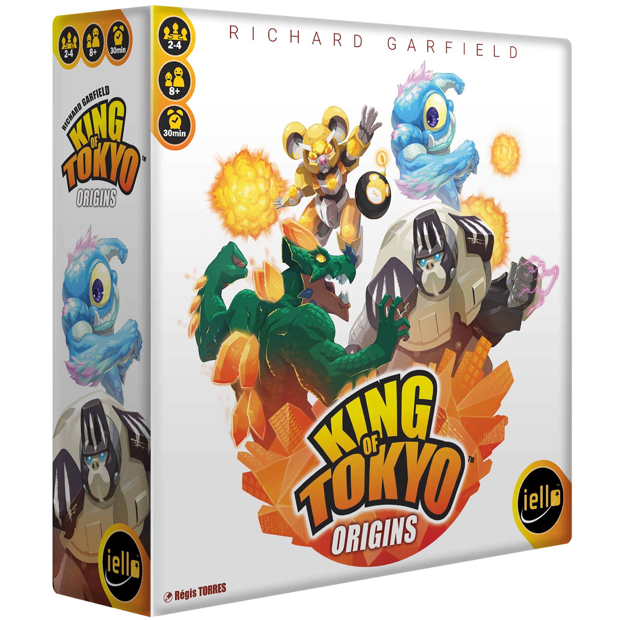 Amazon.com: IELLO: King of Tokyo: Origins - Family-Friendly Dice ...
