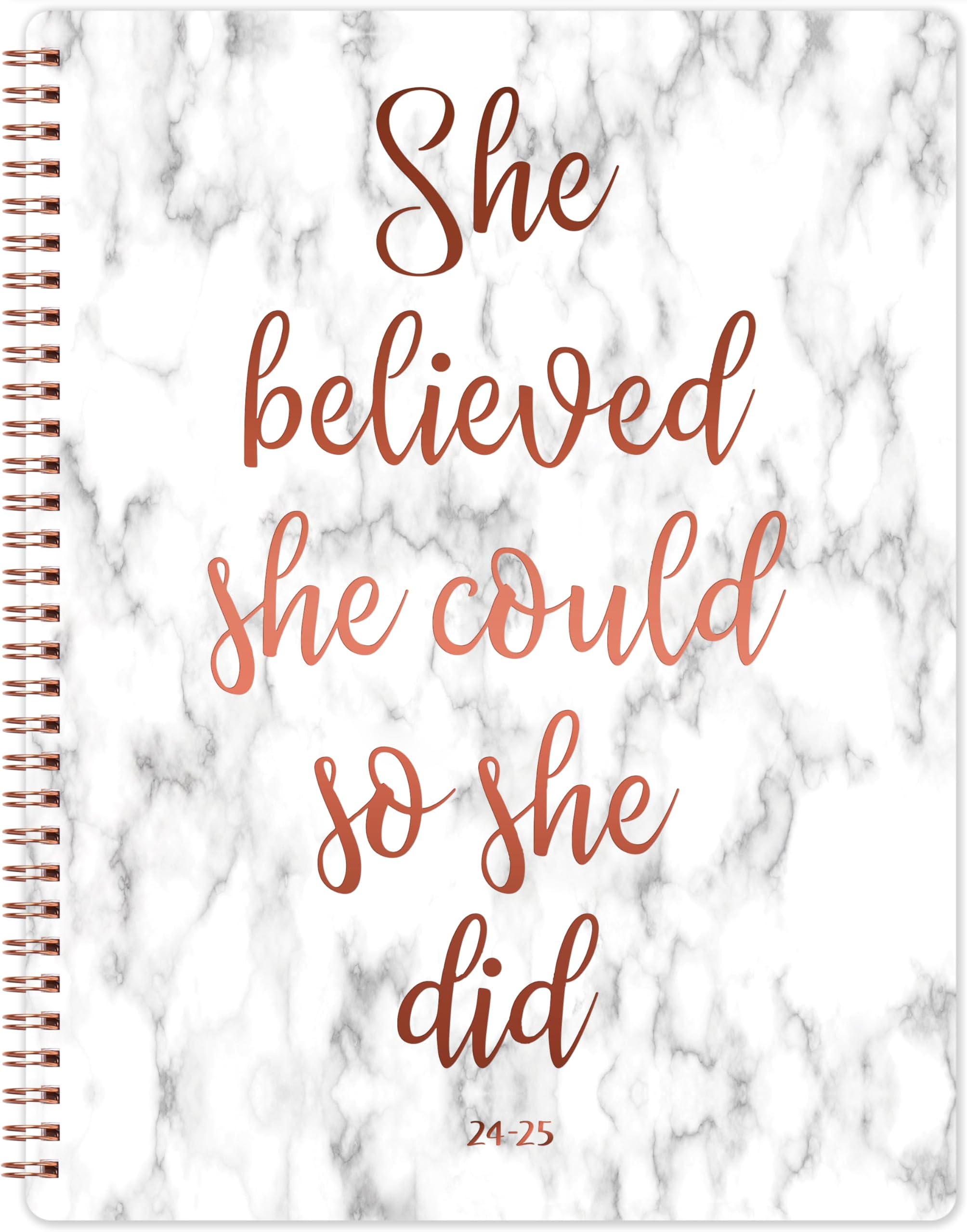 Amazon.com : Dunwell Hourly Academic Planner 2024-2025, 6x8" Colorful ...