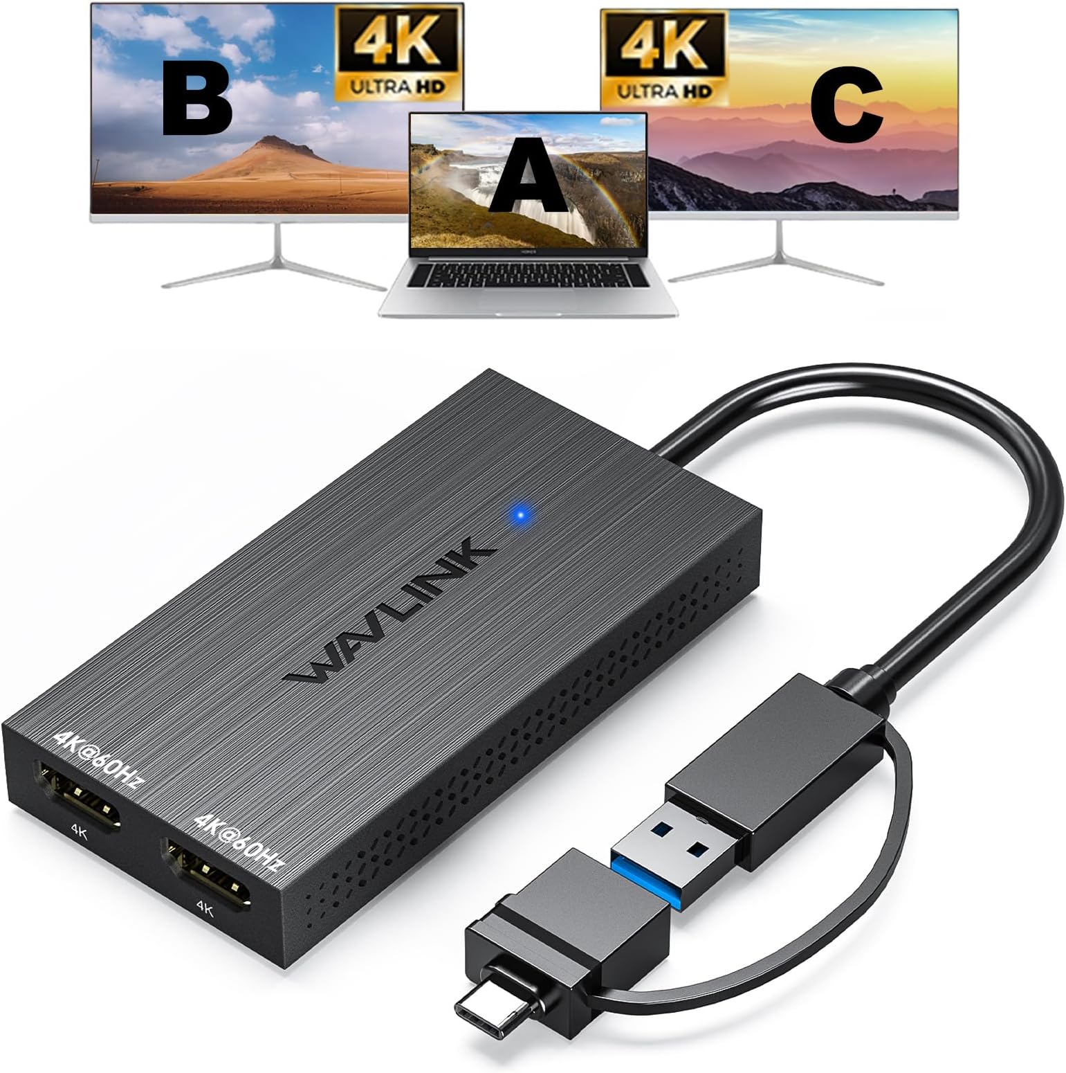 StarTech.com USB 3.0 auf DisplayPort Adapter - 4K 30Hz Ultra HD ...