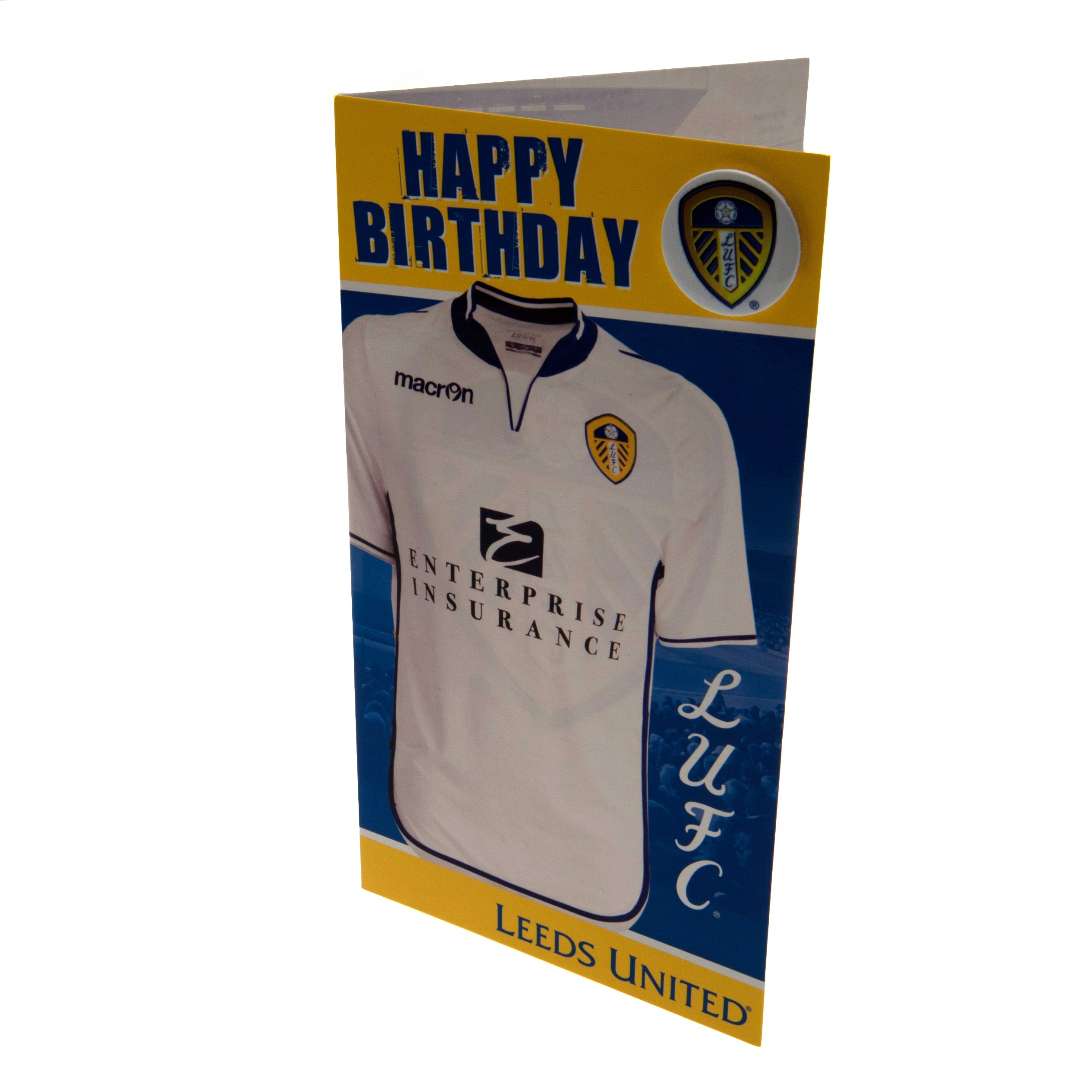 Buy LEEDS UNITED - HAPPY BIRTHDAY CARD + BADGE Online at desertcartINDIA
