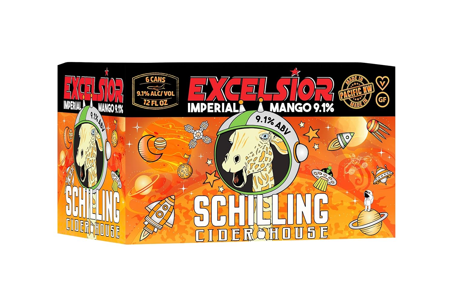 Amazon.com: Schilling Cider, Excelsior Mango Cider, 6pk 12oz : Grocery ...