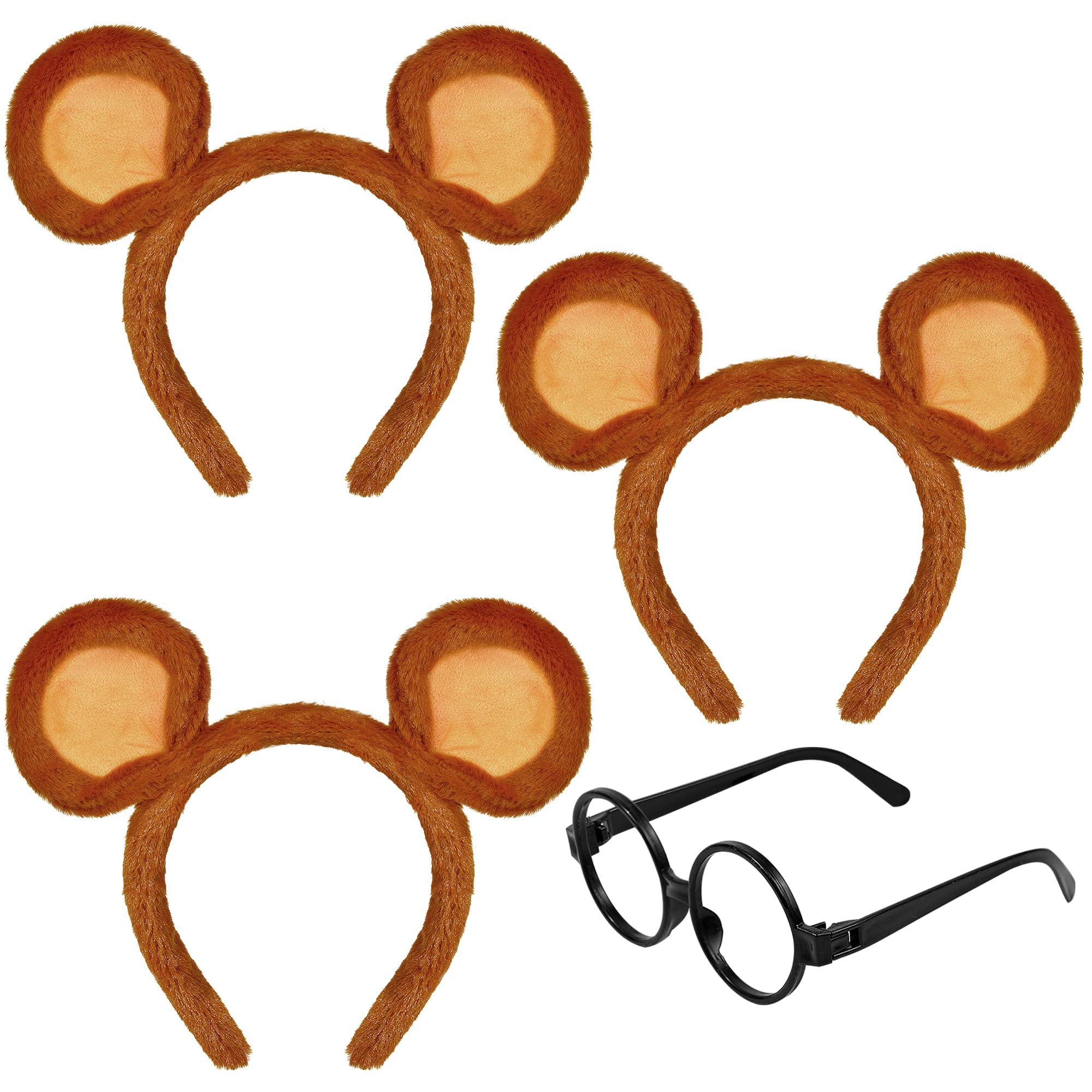 Amazon.com: U-Zomir 4 Pcs Chipmunk Costume Set, 3 Pack Chipmunk Ears ...