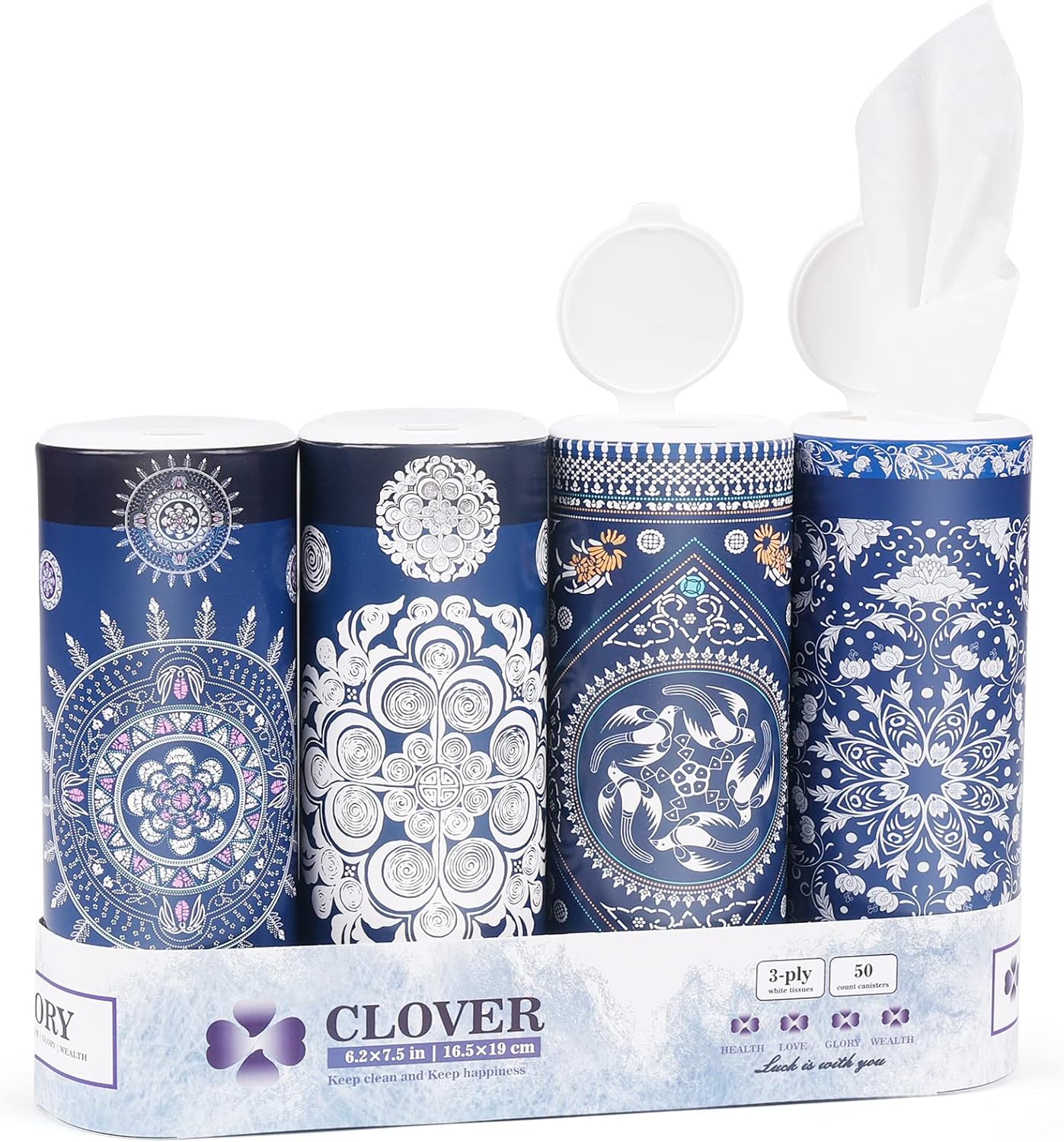 Amazon.com: Car Tissues for Car Tissue Holder,Car Tissues Cylinder with ...