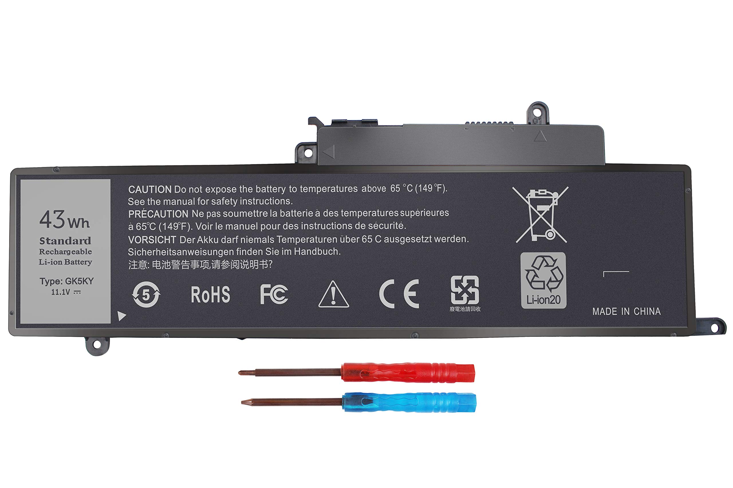 Amazon.com: 43WH GK5KY Laptop Battery for Dell Inspiron 3000 3147 3148 ...