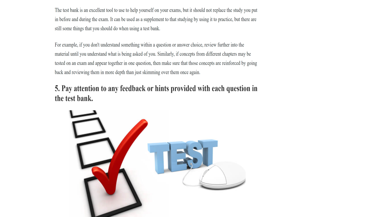 Tips For Using Test Banks - App on Amazon Appstore