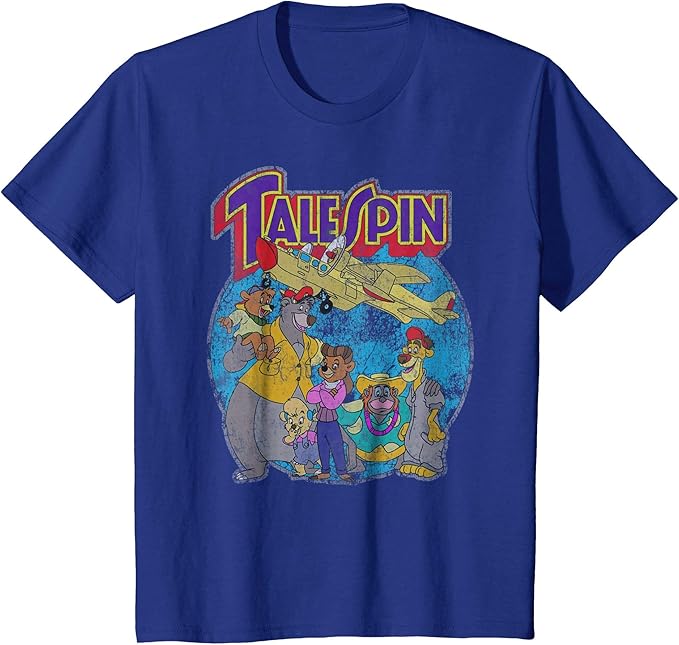 Amazon.com: Disney's TaleSpin Graphic T-Shirt : Clothing, Shoes & Jewelry