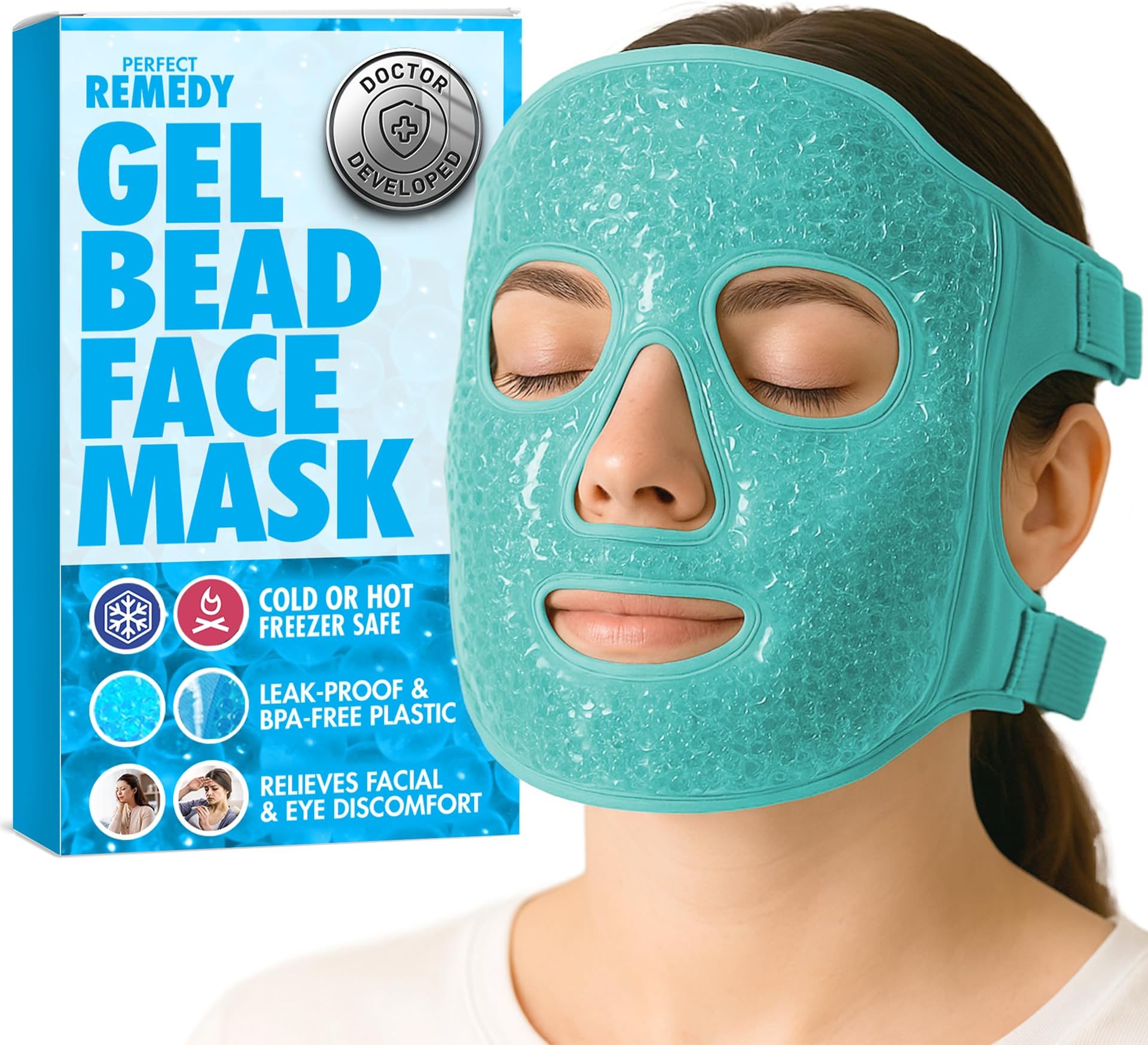 Amazon.com: Perfect Remedy Face Ice Pack, Reusable Hot & Cold Ice Face ...