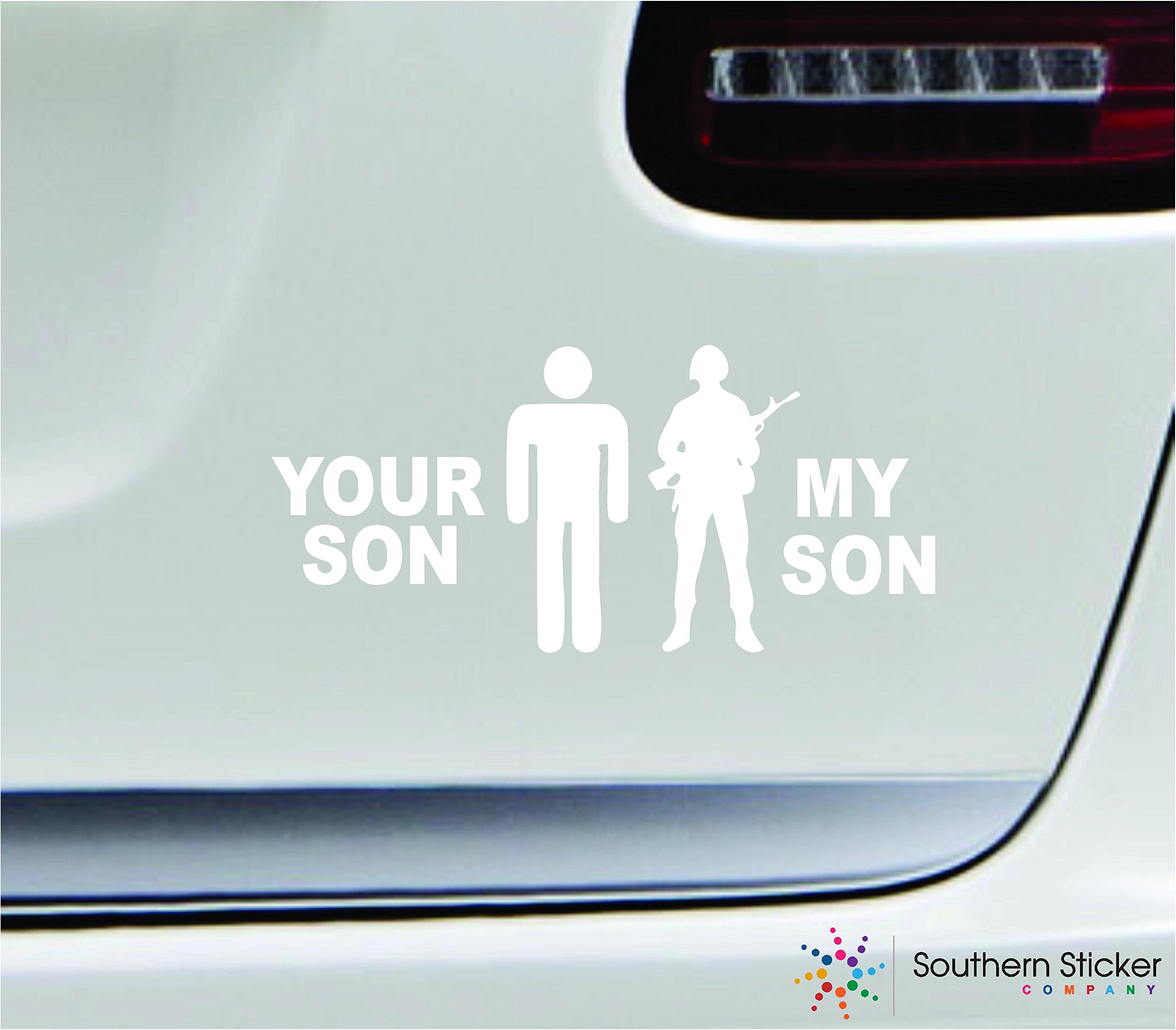 Military Stick Figure Family