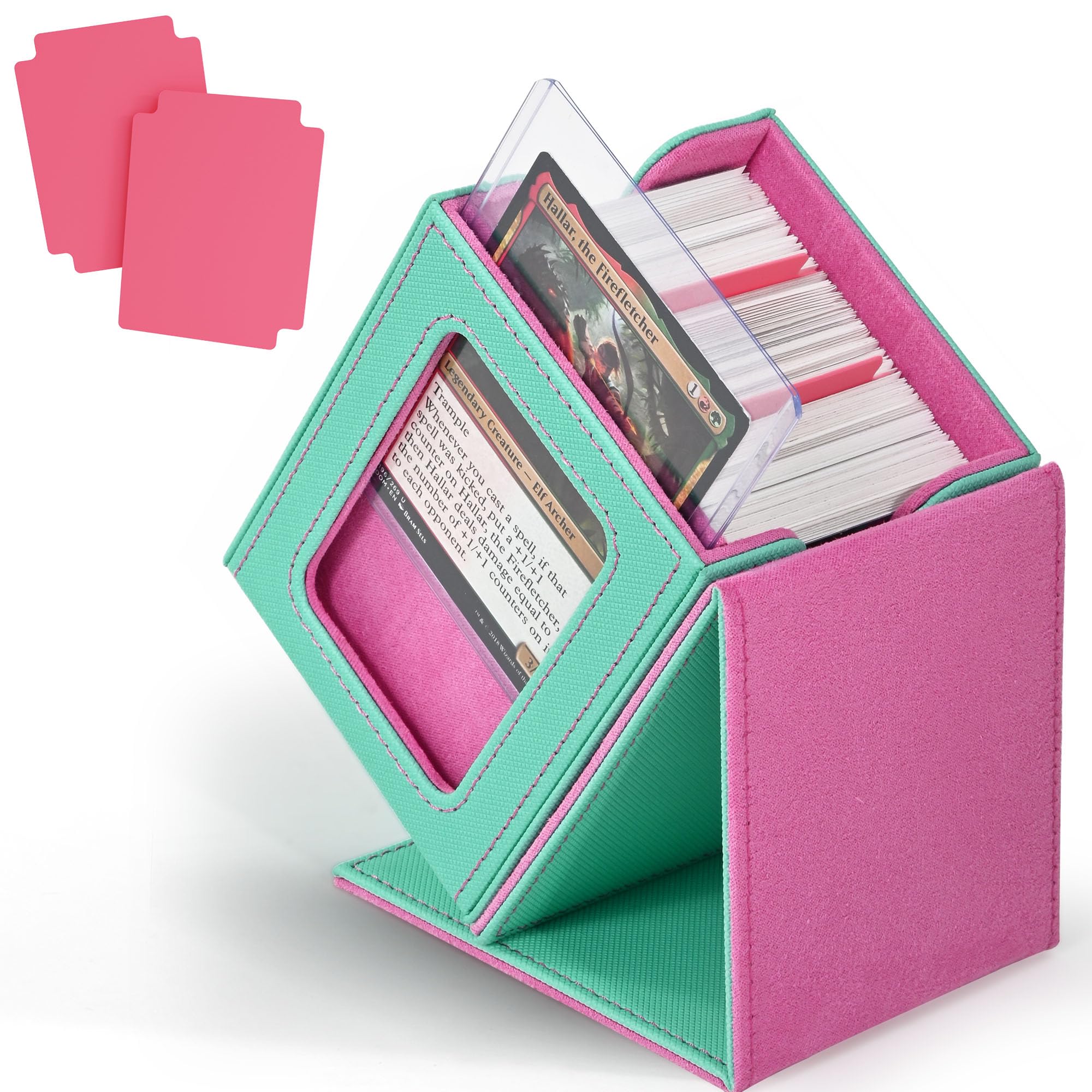 Amazon.com: ZLCA MTG Deck Box with Commander Window Display, Trading ...