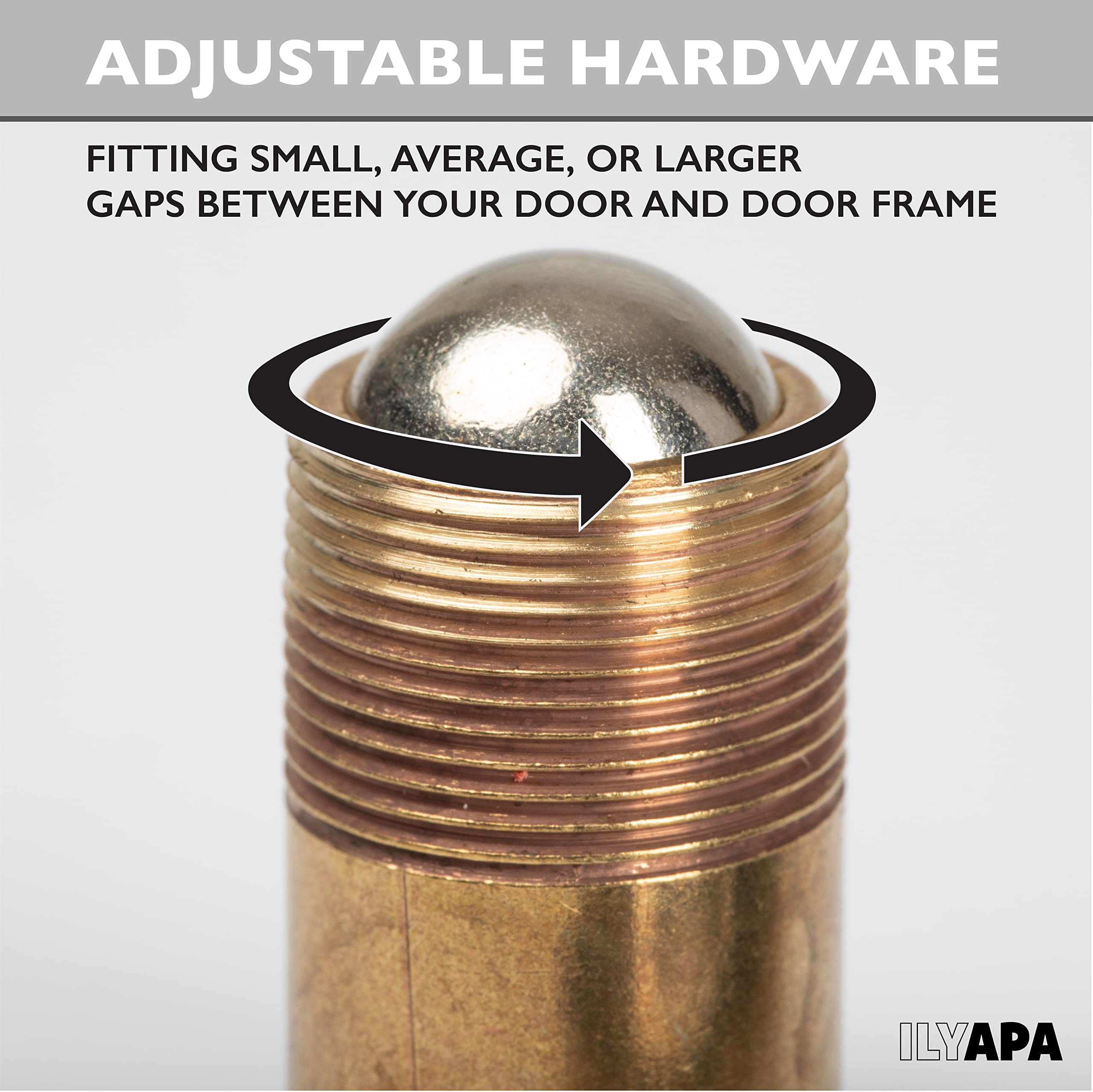 Snapklik.com : Ilyapa French Door Ball Catch - 4 Pack Satin Nickel ...