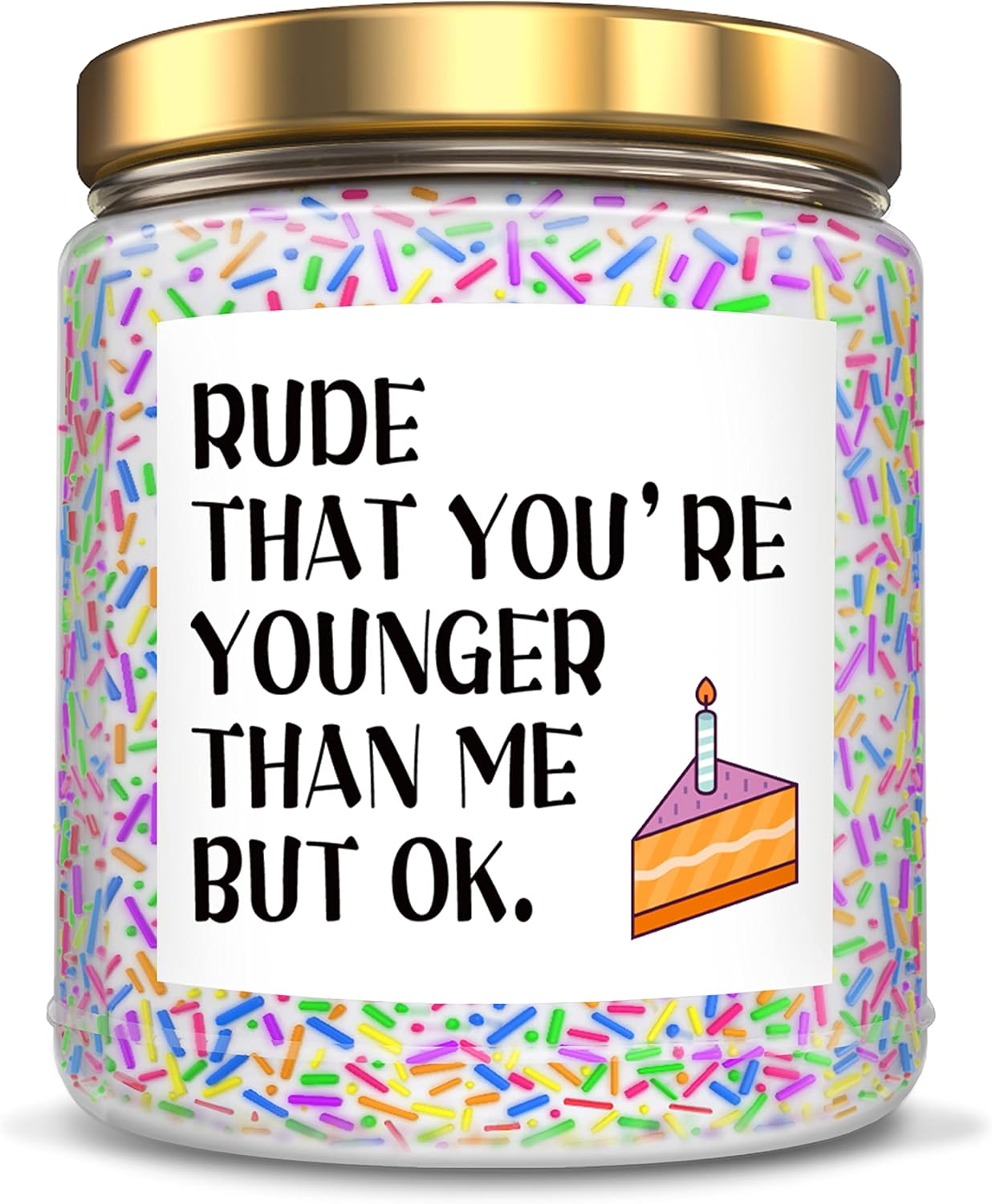 Amazon.com: Funny Birthday Gifts for Women Men,Rude That You're Younger ...