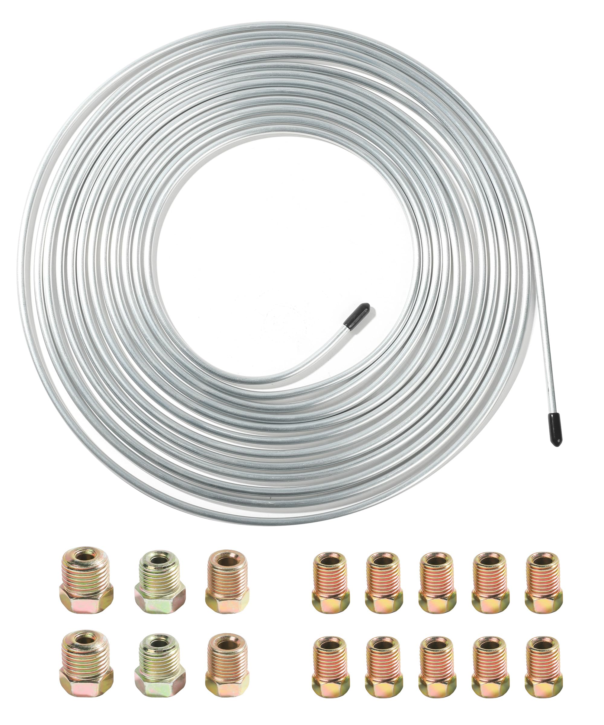 Snapklik.com : SCUARI 25FT Automotive 3/16 Brake Line Kit,Car ...