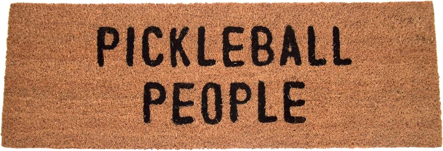 Amazon.com: Wowser Pickleball People Coir Door Mat, Fun and Sporty ...