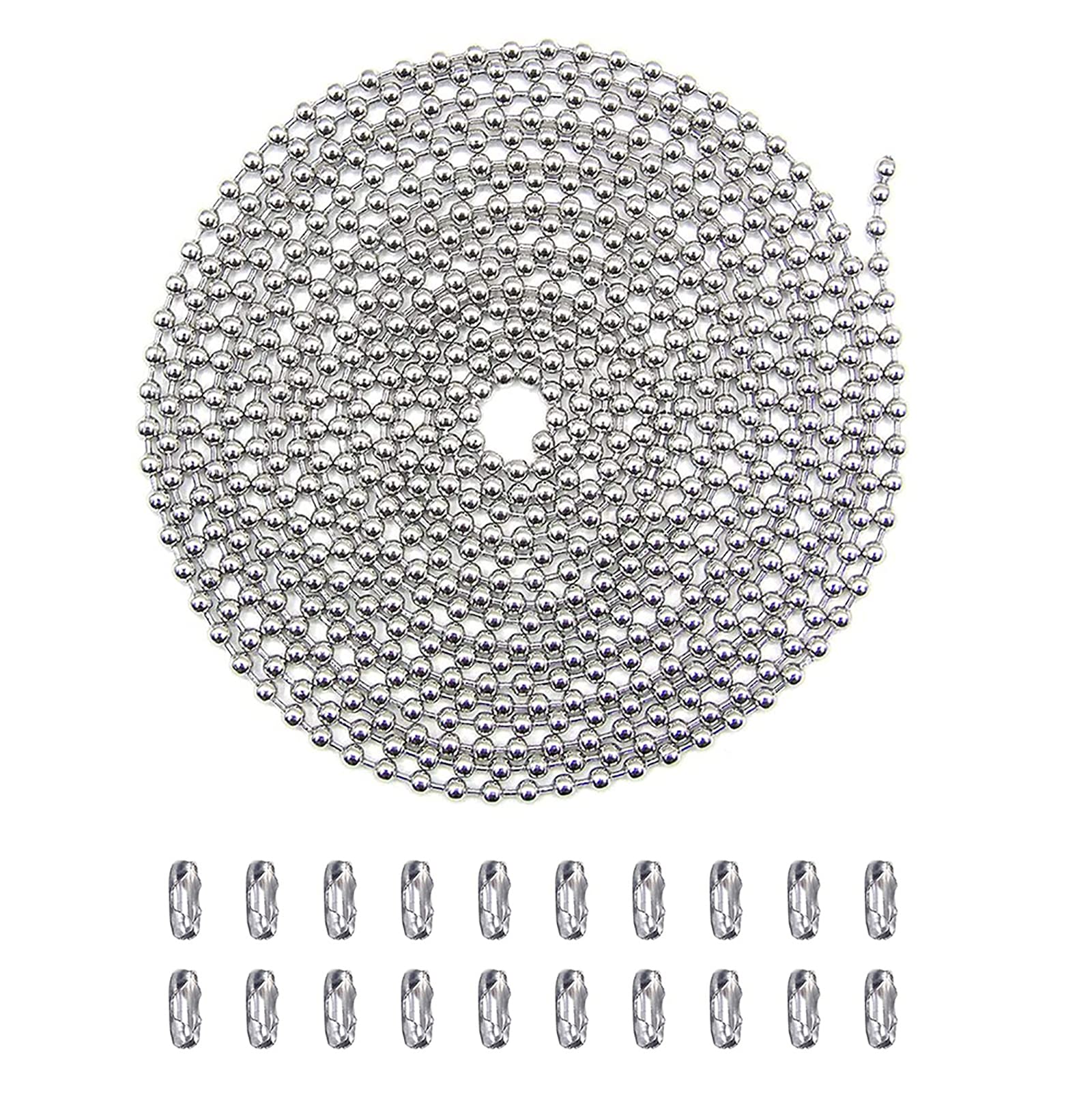 VIPMOON Metal Fan Pull Chain Extension, Ceiling Fan Chain Connector ...