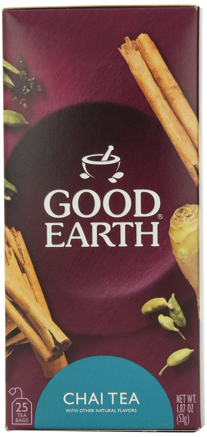 Amazon.com: Good Earth Chai Tea, 25 Count Tea Bags : Grocery & Gourmet Food