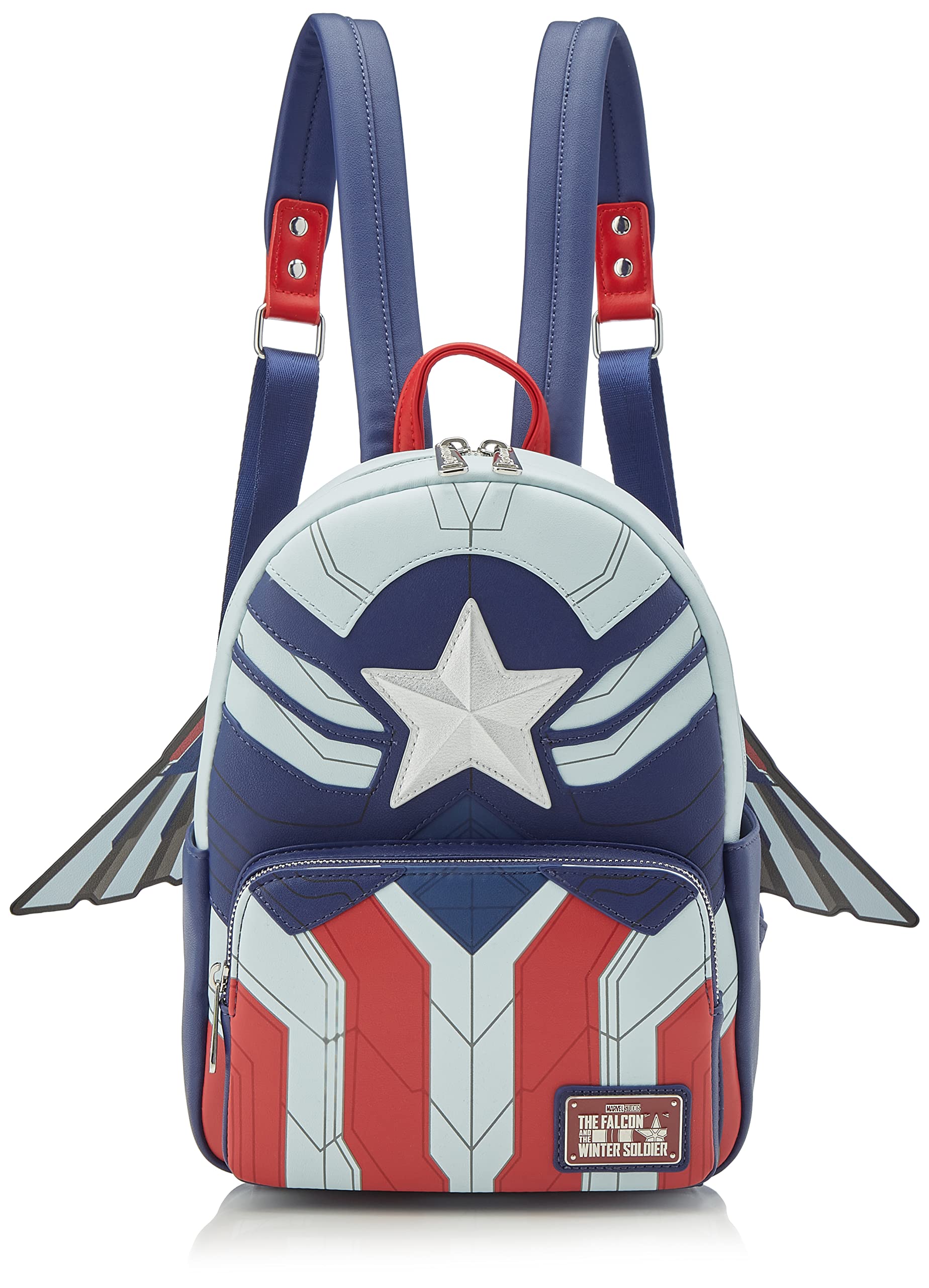 Loungefly Marvel Falcon Captain America Cosplay Mini Backpack One Size ...
