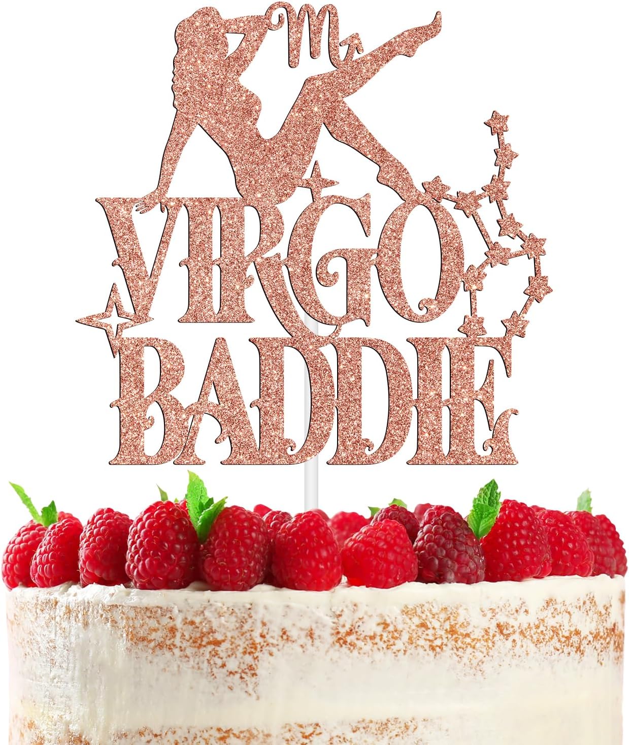 Amazon.com: Virgo Baddie Cake Topper, Big Virgo Energy/Virgo Season ...