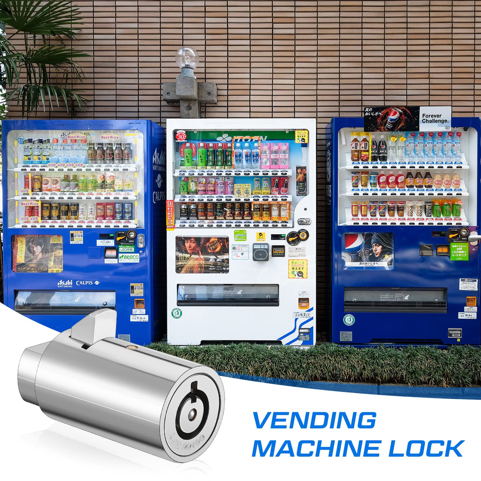 Self Storage Cylinder Lock High Security Vending Machine Locks (4-Pack ...