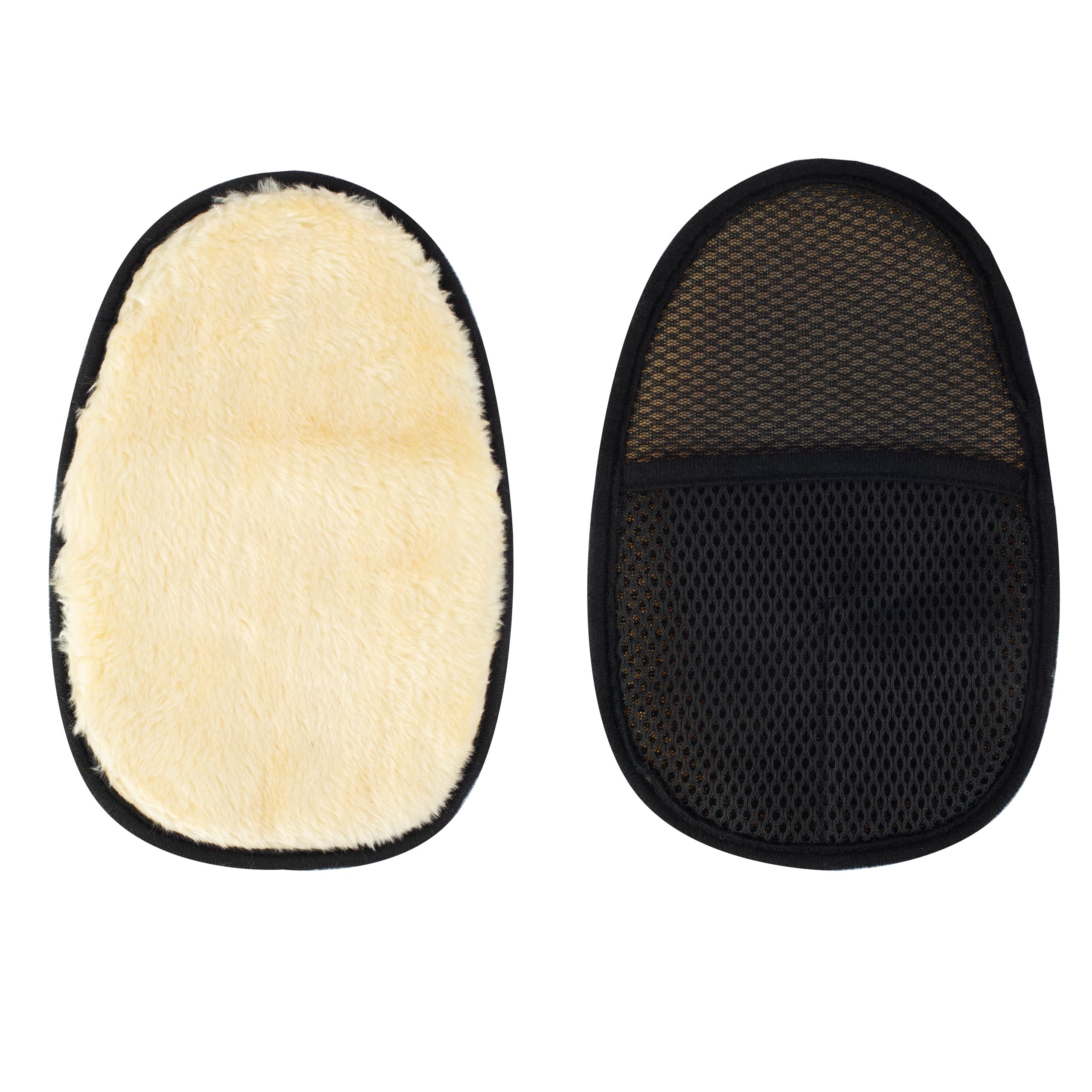 Amazon.com: Car Wash Mitt Scratch Free 2 Pcs - Wool Wash Mitts for Car ...