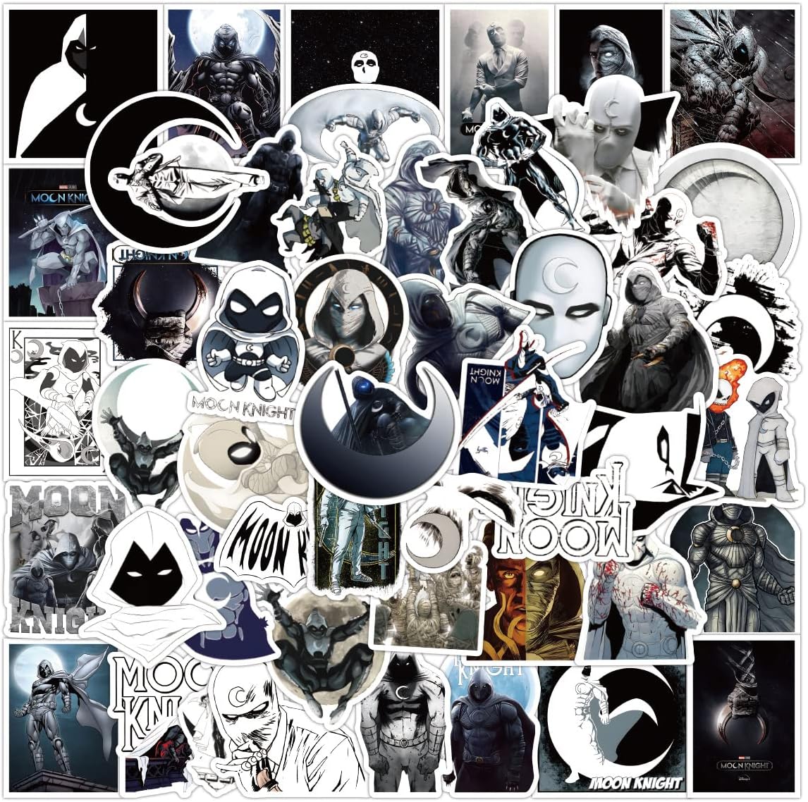 Amazon.com: Moon Knight Stickers for Laptop/Marc Spector Stickers ...
