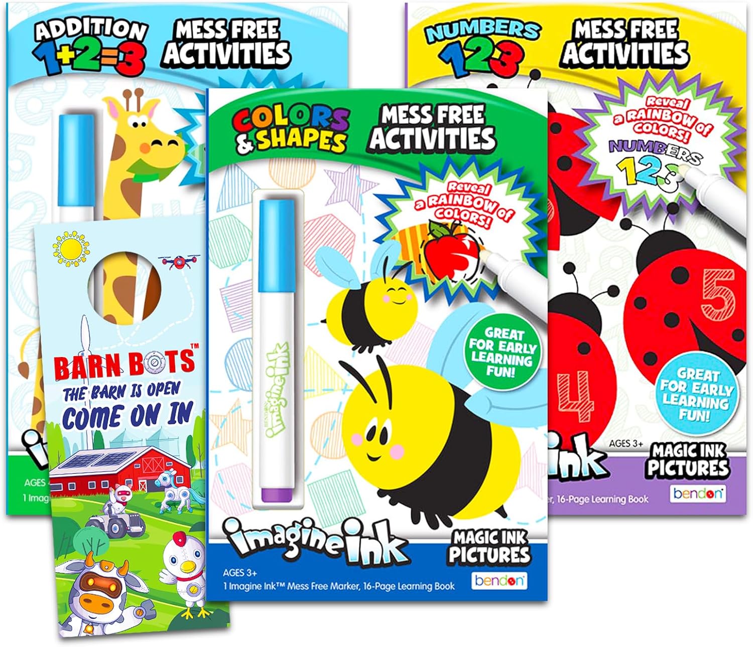 Amazon.com: Game Party Imagine Ink Mess-Free Activity Set Includes ...