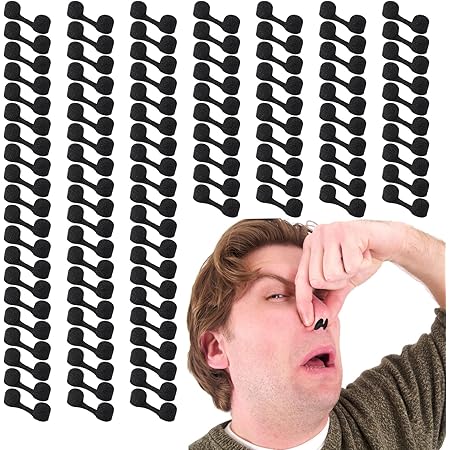 Amazon.com: 100 Pieces Nose Plug Filter Disposable Nose Dust Filters ...