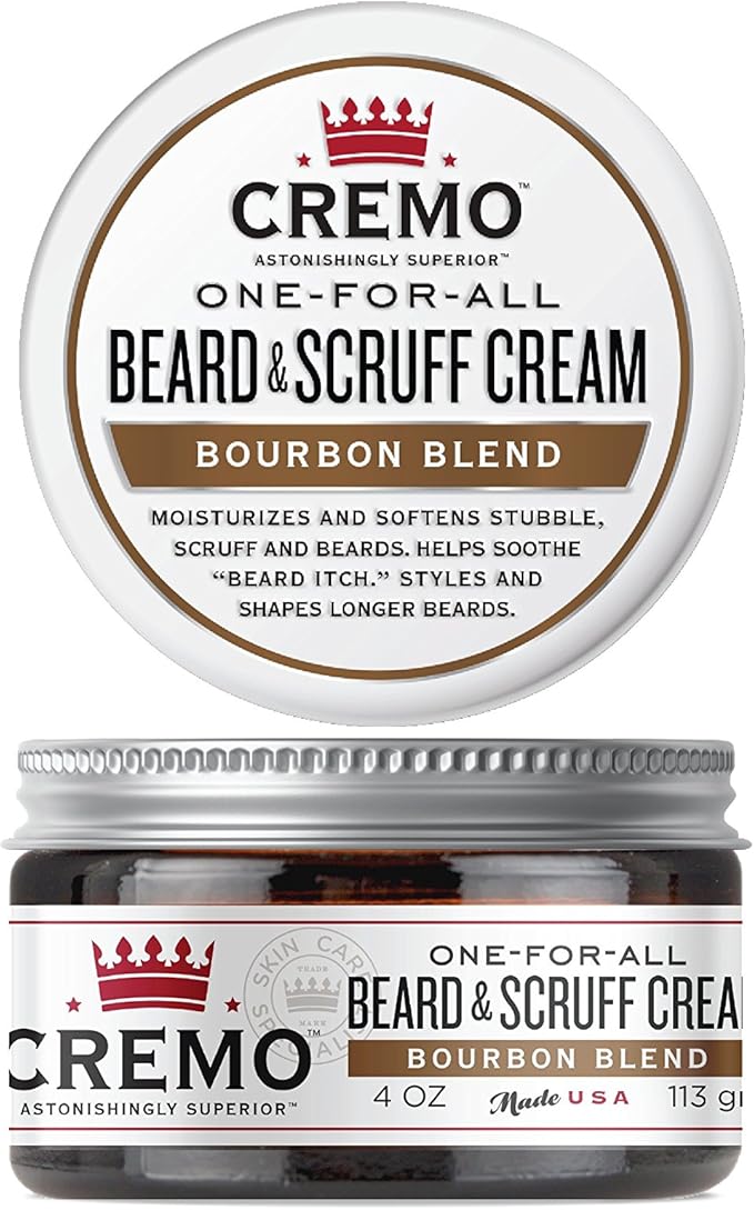 Amazon.com: Cremo Beard and Scruff Cream - Bourbon : Beauty & Personal Care