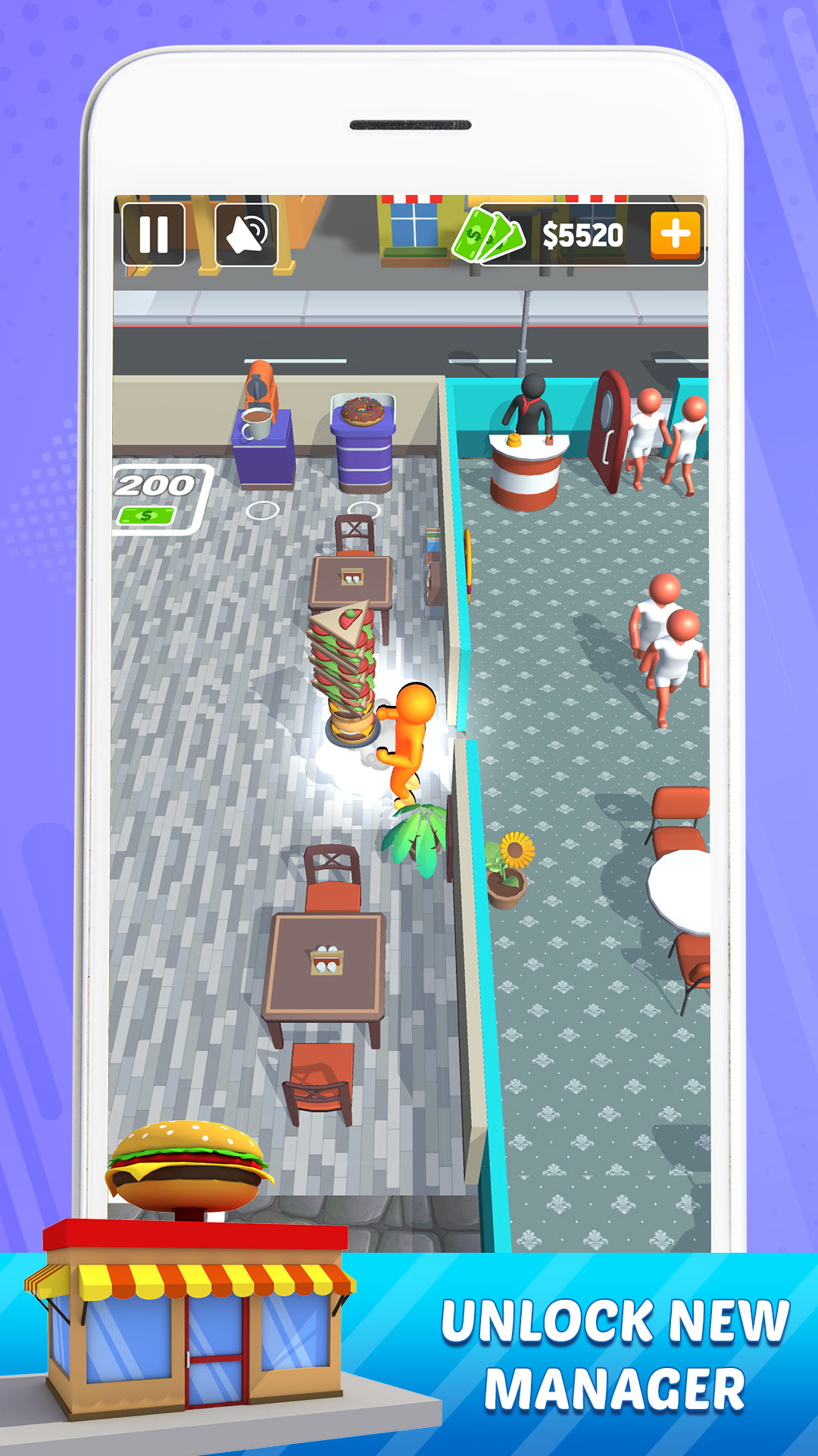 Dream City Restaurant Manager Food Restaurant Game Idle Clicker - 3D ...