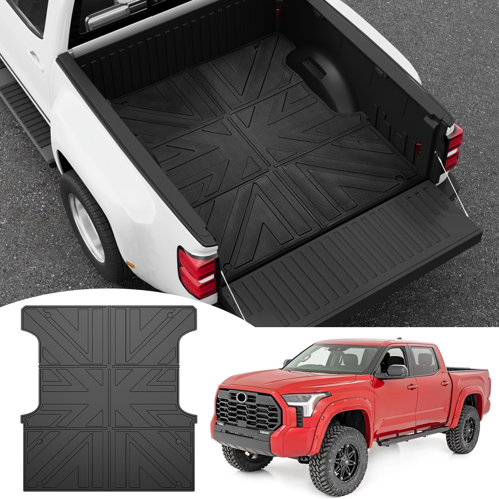 Amazon.com: JTYZSM Truck Bed Mat Compatible with 2022 2023 2024 2025 ...