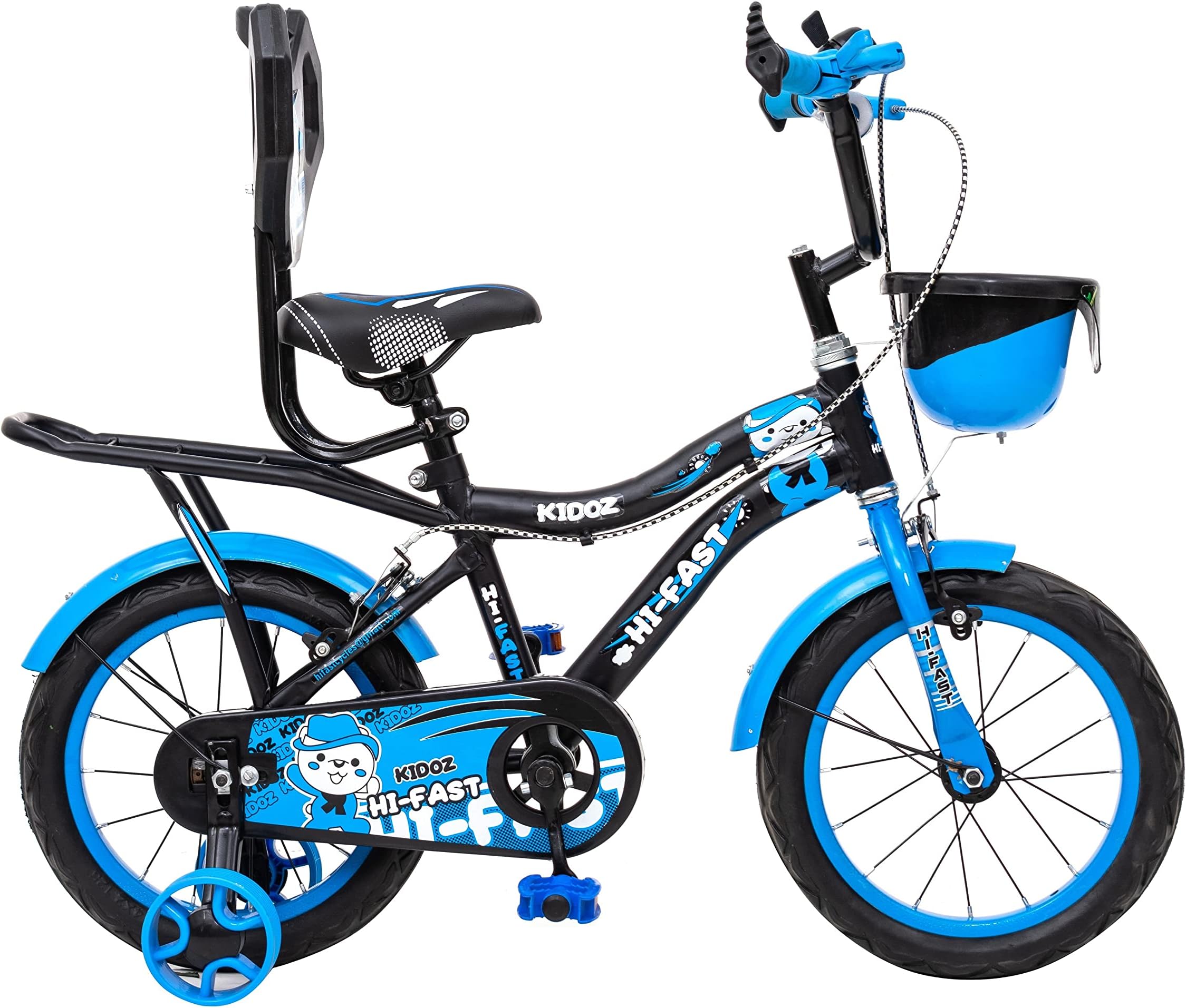 Buy HI-FAST 16 Inch Kids Rigid Cycle for 4 to 7 Years Boys & Girls with ...