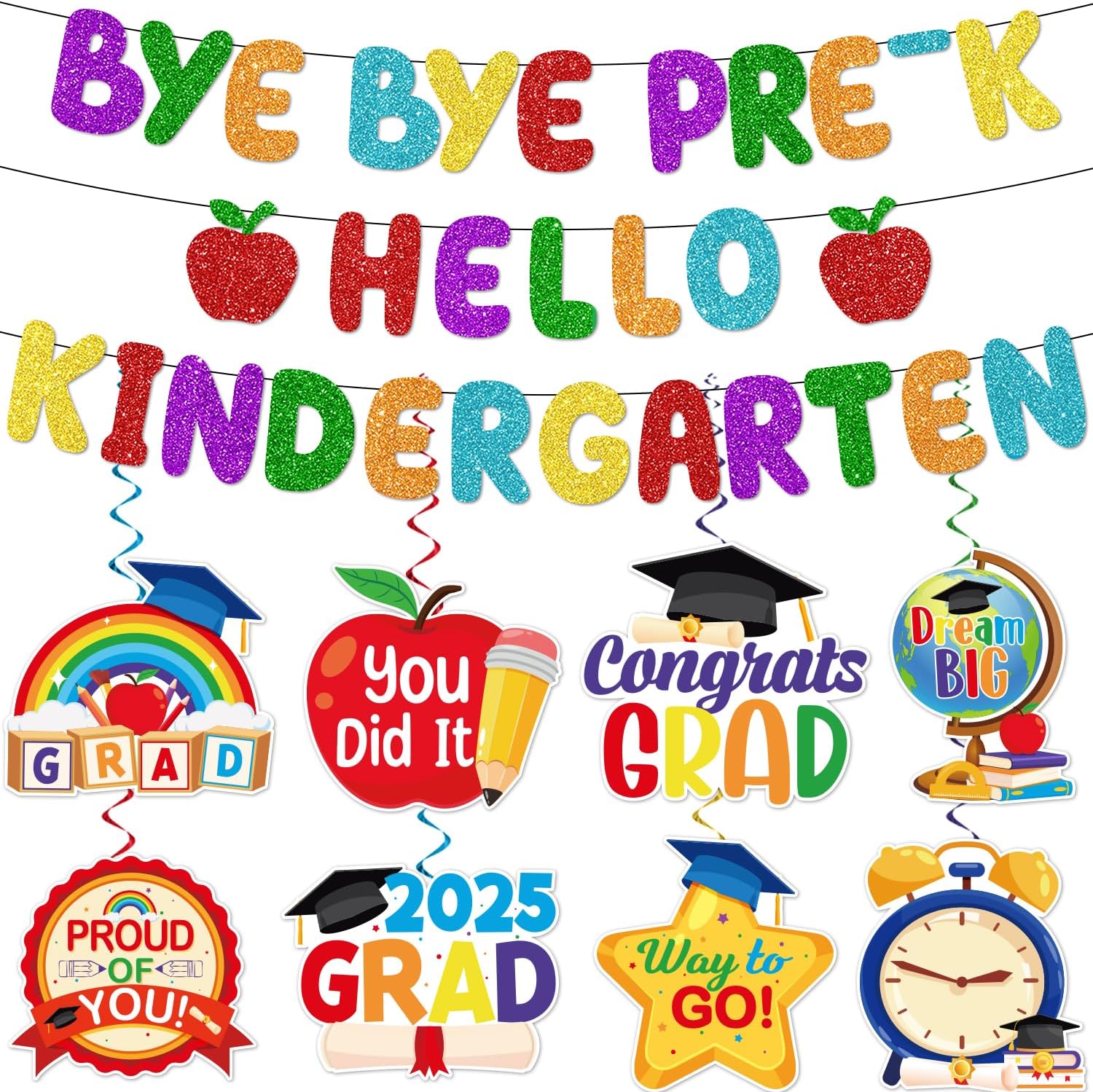 Amazon.com: PRE-K Graduation Balloons, Pre k Graduation Decorations ...
