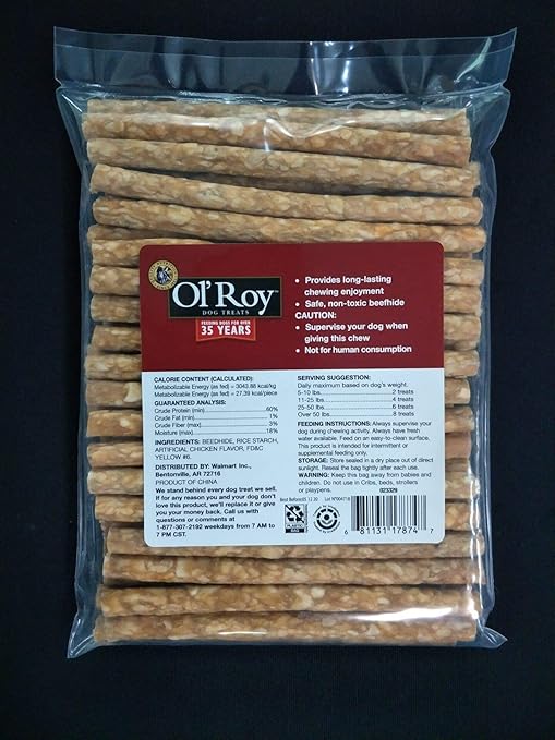 Are Ole Roy Dog Treats Made In China