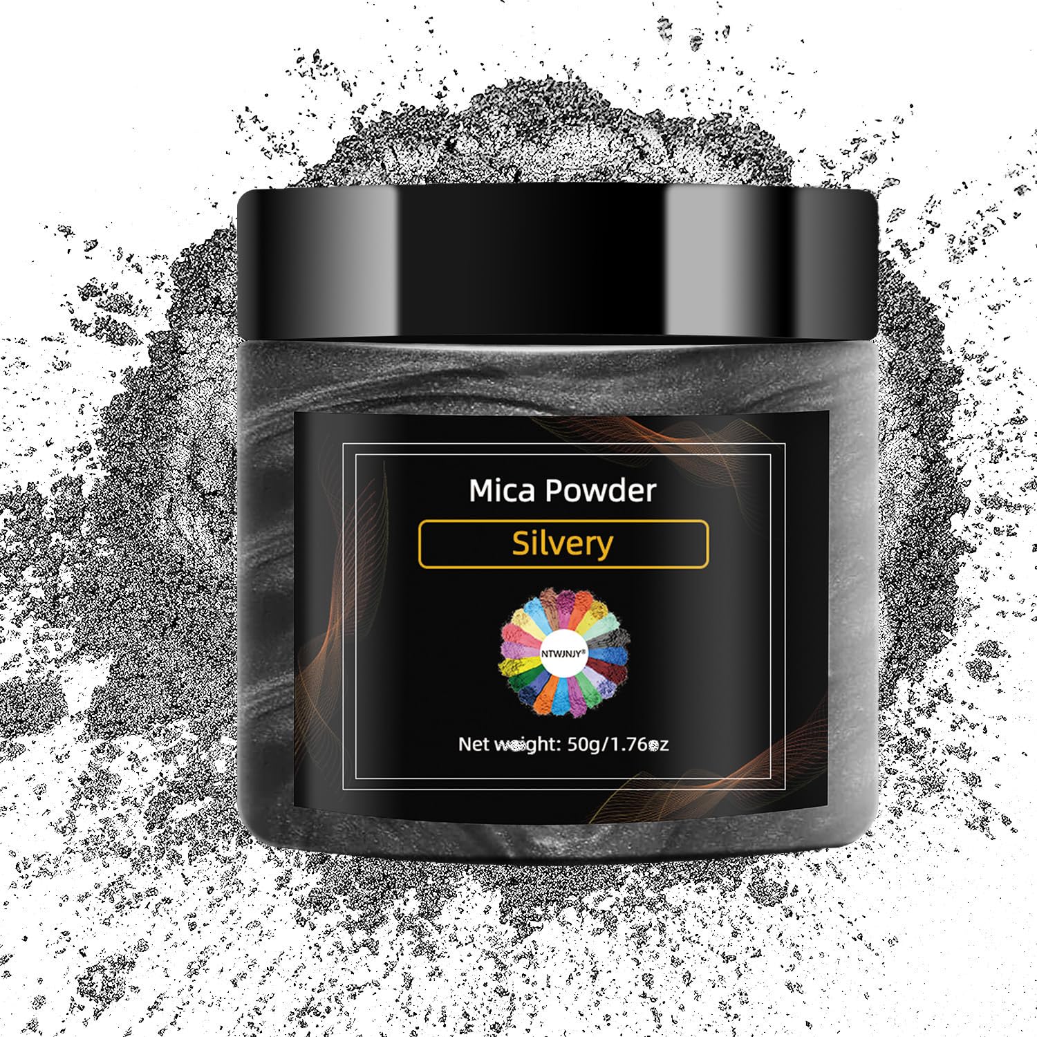Amazon.com: NTWJNJY Silvery Mica Powder for Epoxy Resin，Natural Shimmer ...