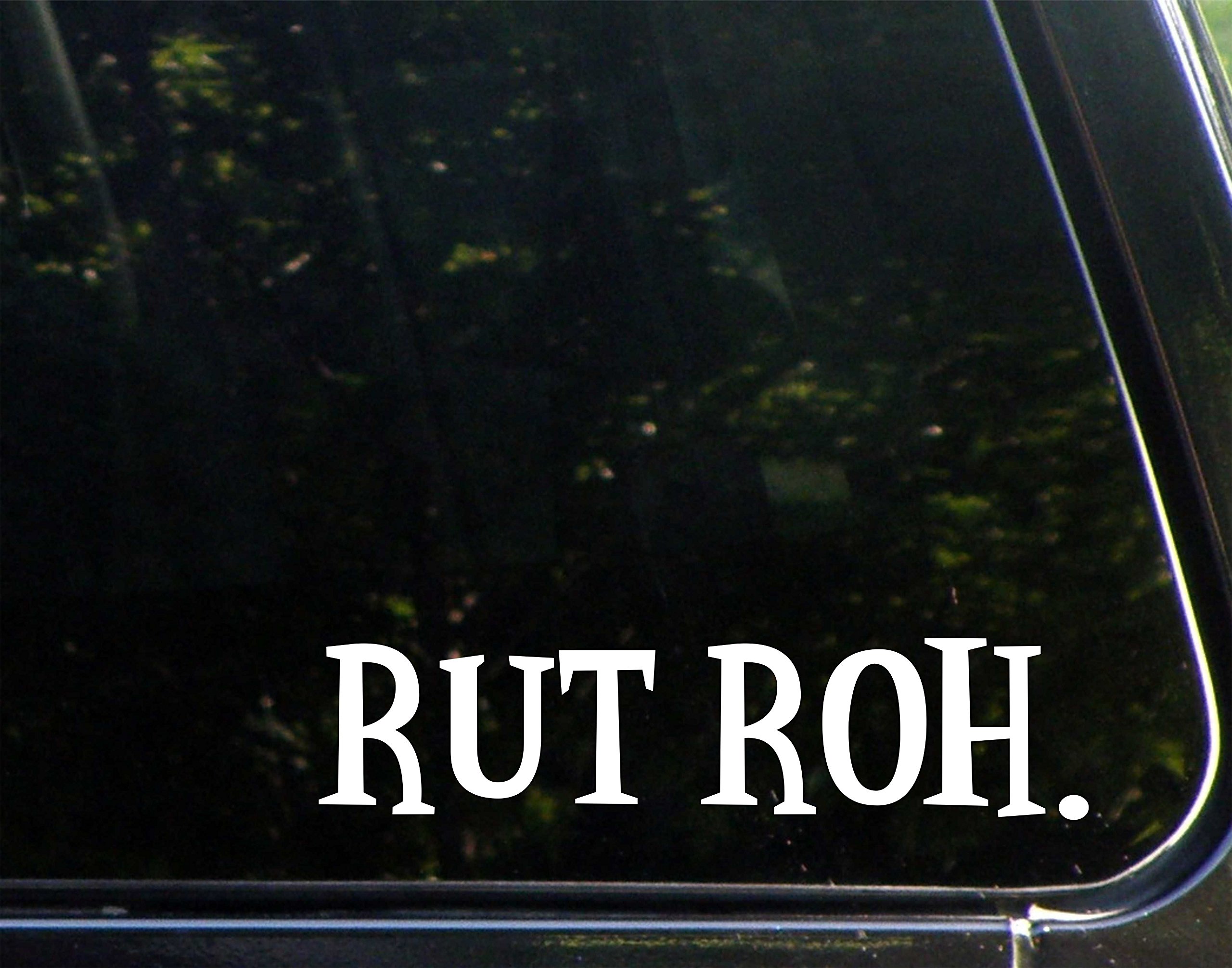 Amazon.com: Rut Roh - 8-3/4" x 2" - Vinyl Die Cut Decal/Bumper Sticker ...