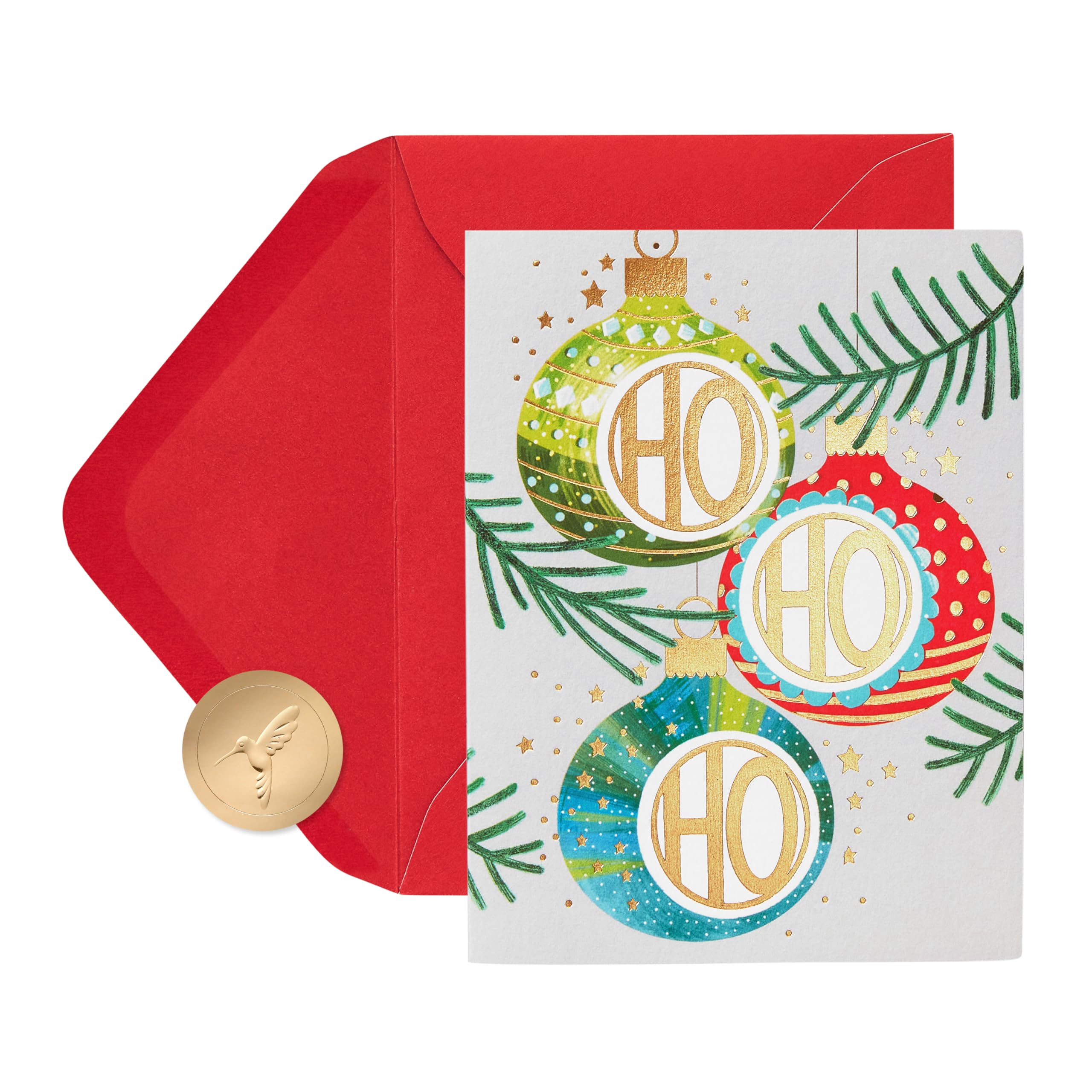 Amazon.com : Papyrus Christmas Cards Boxed with Envelopes, Ho Ho Ho (20 ...