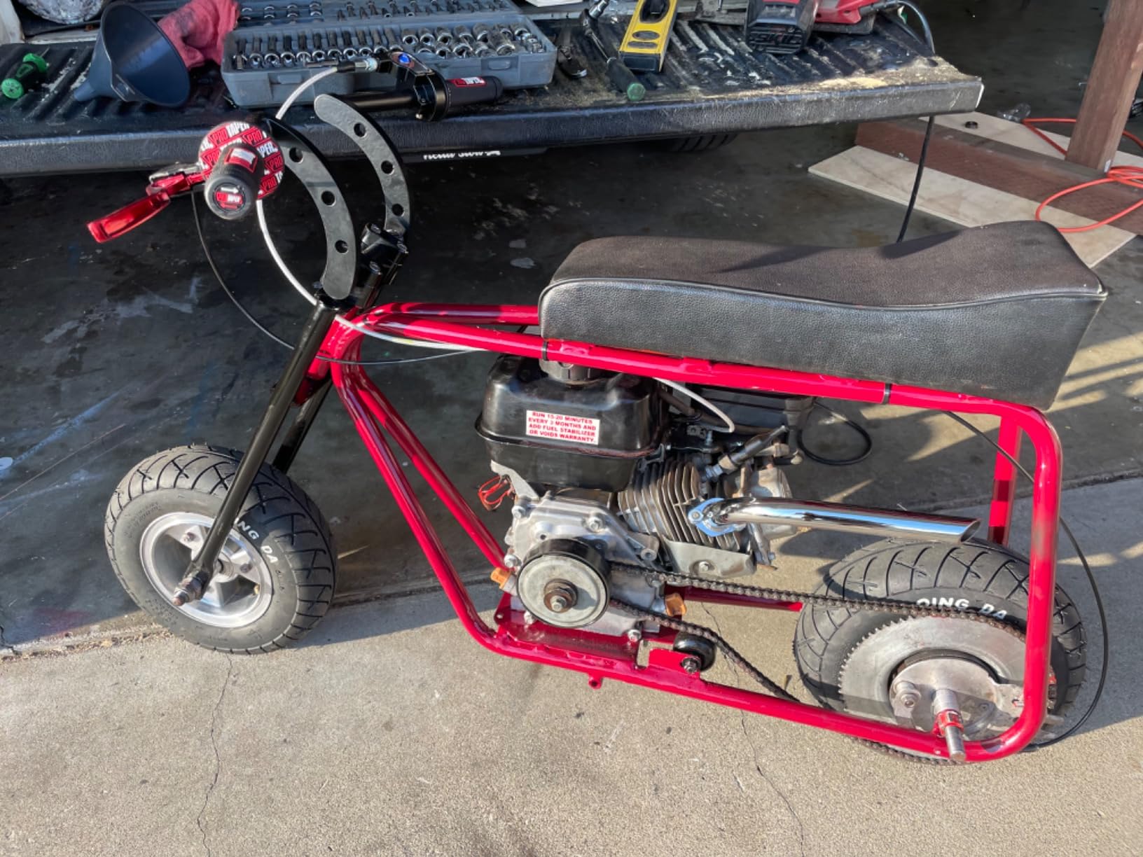 Amazon.com : Mini Bike Drag Race Handle Bar 7/8 Tube : Sports & Outdoors