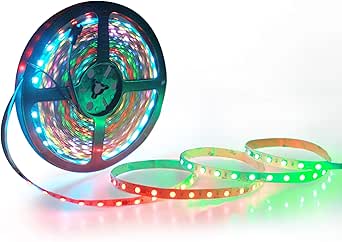 ALITOVE RGB LED Strip Light 32.8ft WS2811 Addressable Programmable ...