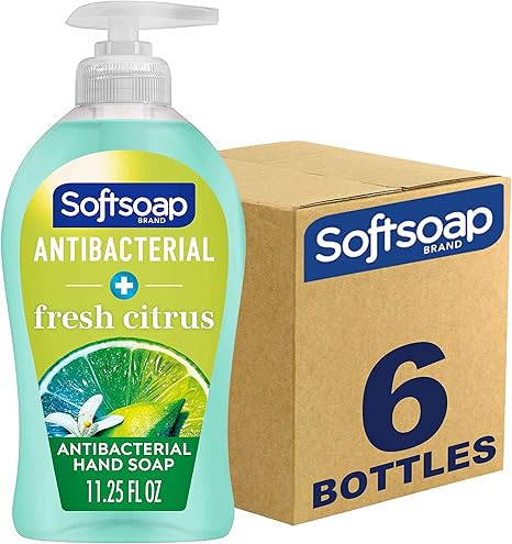 Amazon.com : Softsoap Antibacterial Liquid Hand Soap, Fresh Citrus ...