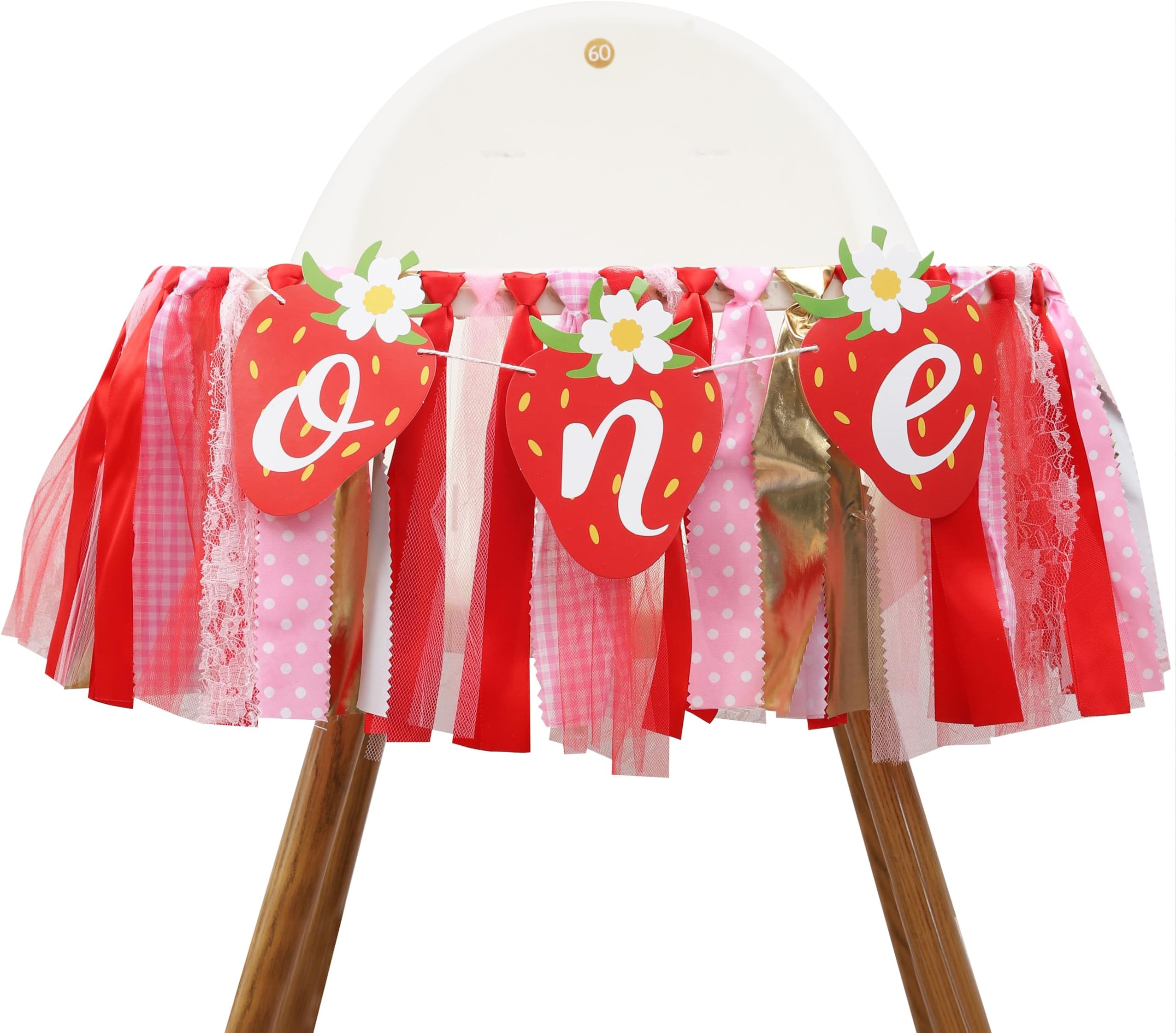 Amazon.com: Strawberry one High Chair Banner - Strawberry 1st/First Party Decorations,Berry ...