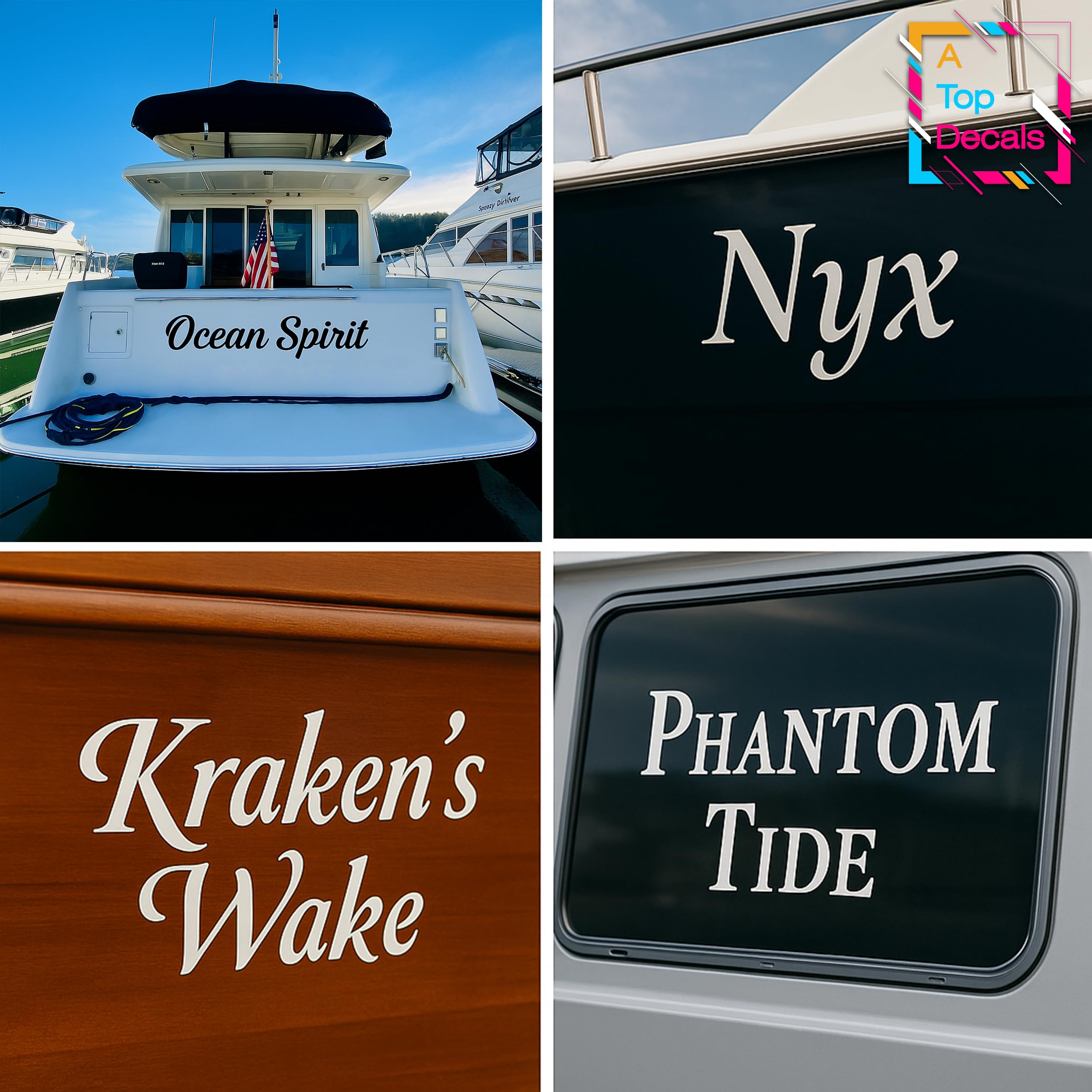 Boat Names Decals