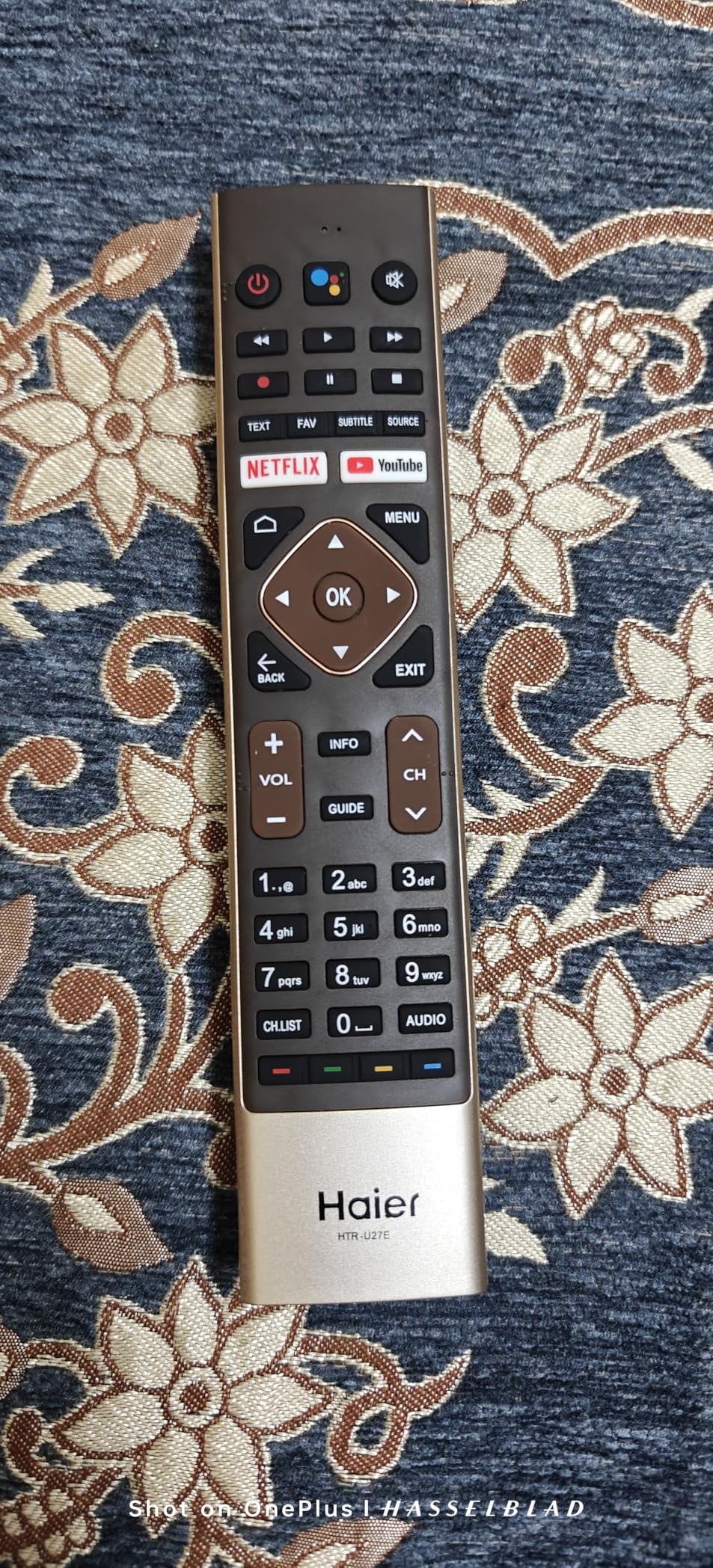 7SEVEN® Compatible HTR-U27E HAIER TV Remote Control with Google ...
