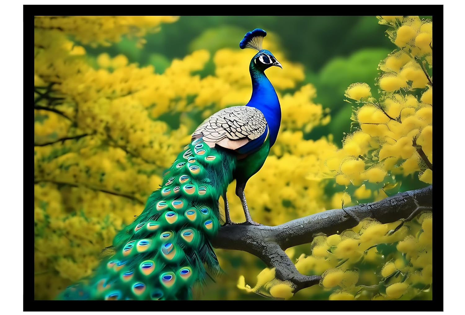 Kayas Collection Vastu-Inspired Peacock Wall Painting - Lightweight ...