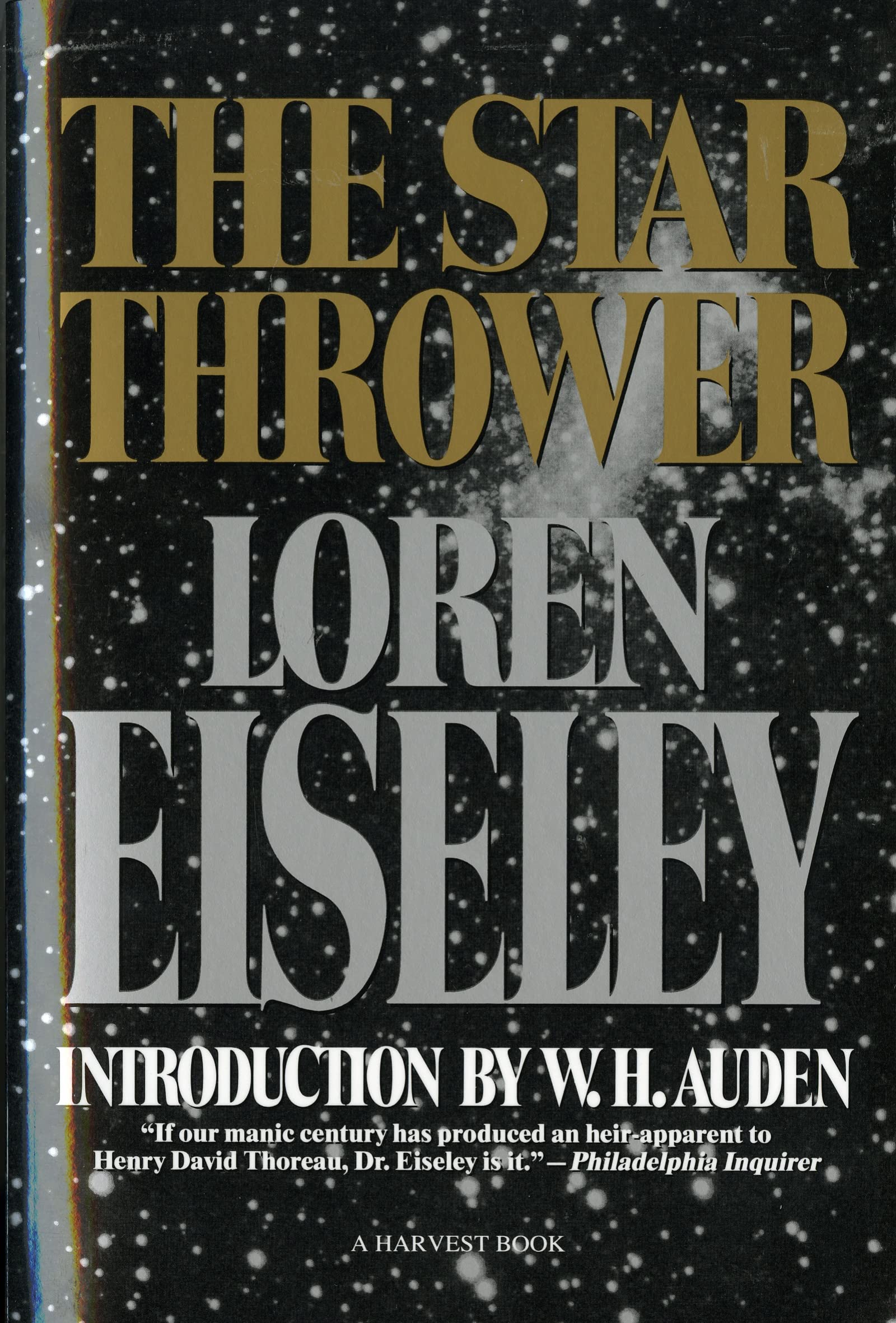 The Star Thrower: Eiseley, Loren: 9780156849098: Amazon.com: Books