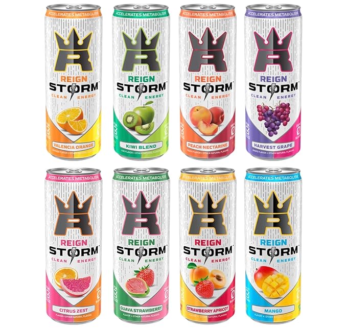 Amazon.com : Reign Storm Clean Energy Variety Pack - Fitness & Wellness ...
