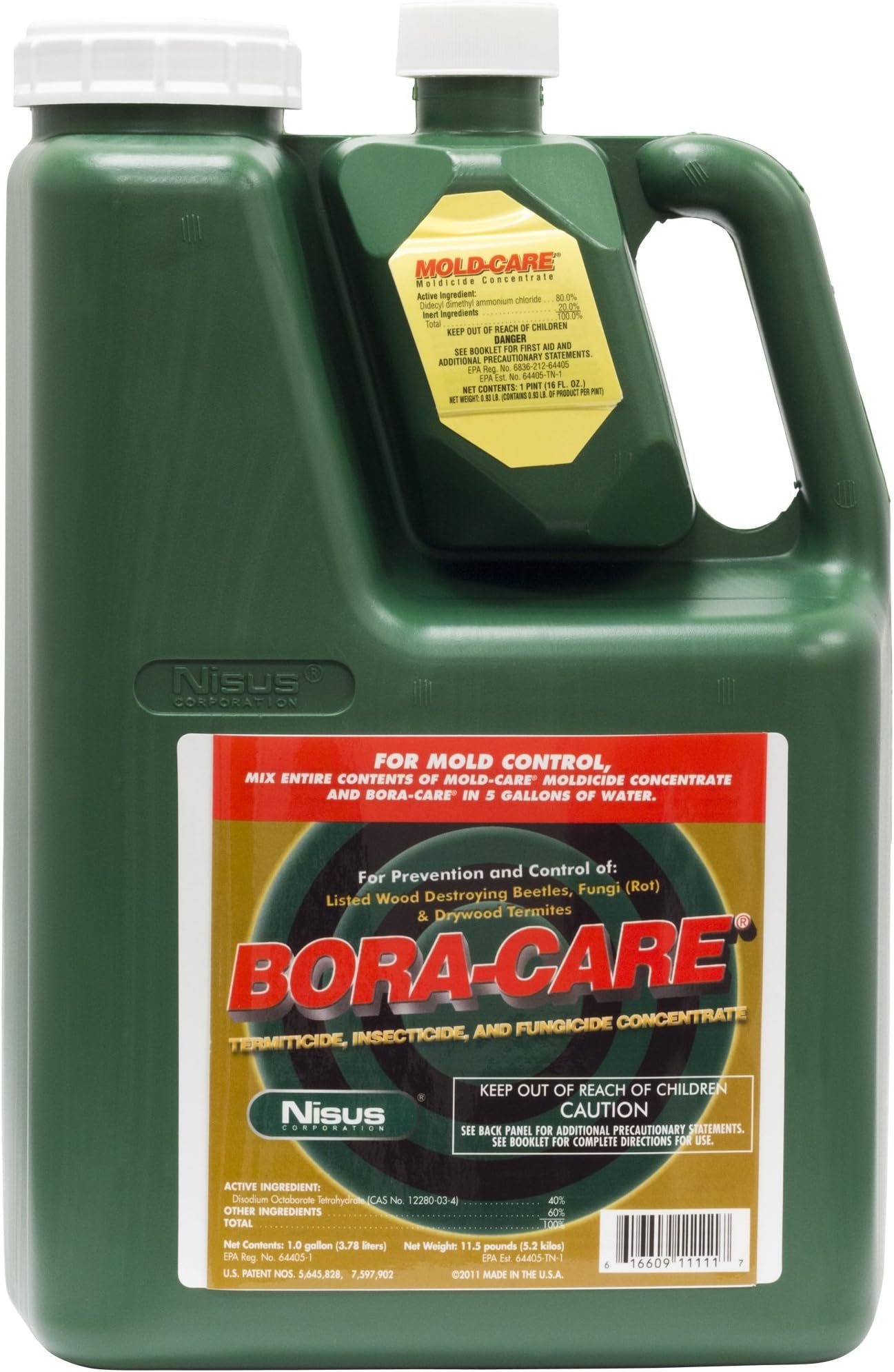 Amazon.com: Nisus Bora Care - 1 Jug Natural Borate Termite Control for ...